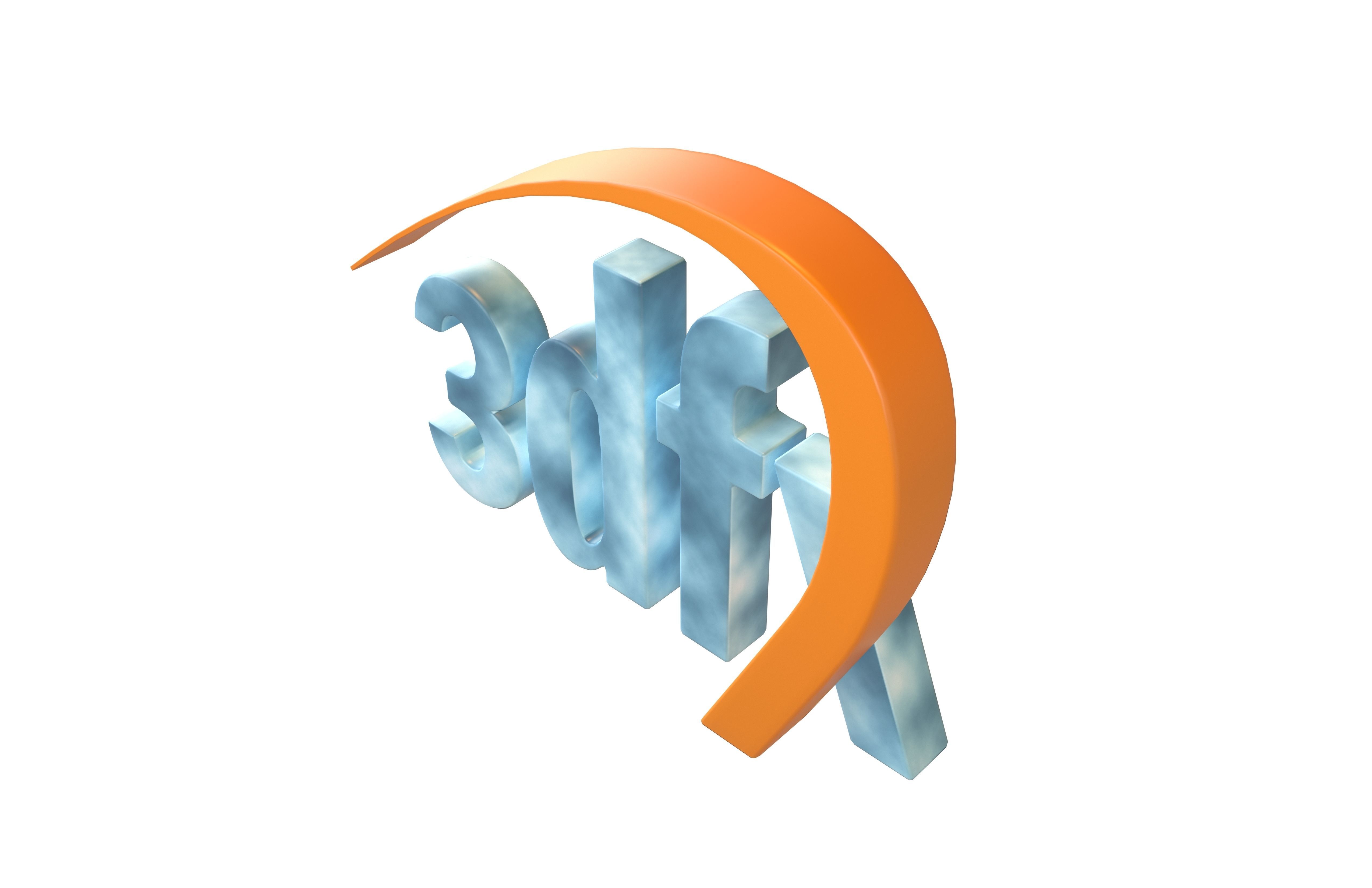 3dfx Logo v1 003 free VR / AR / low-poly 3D model | CGTrader