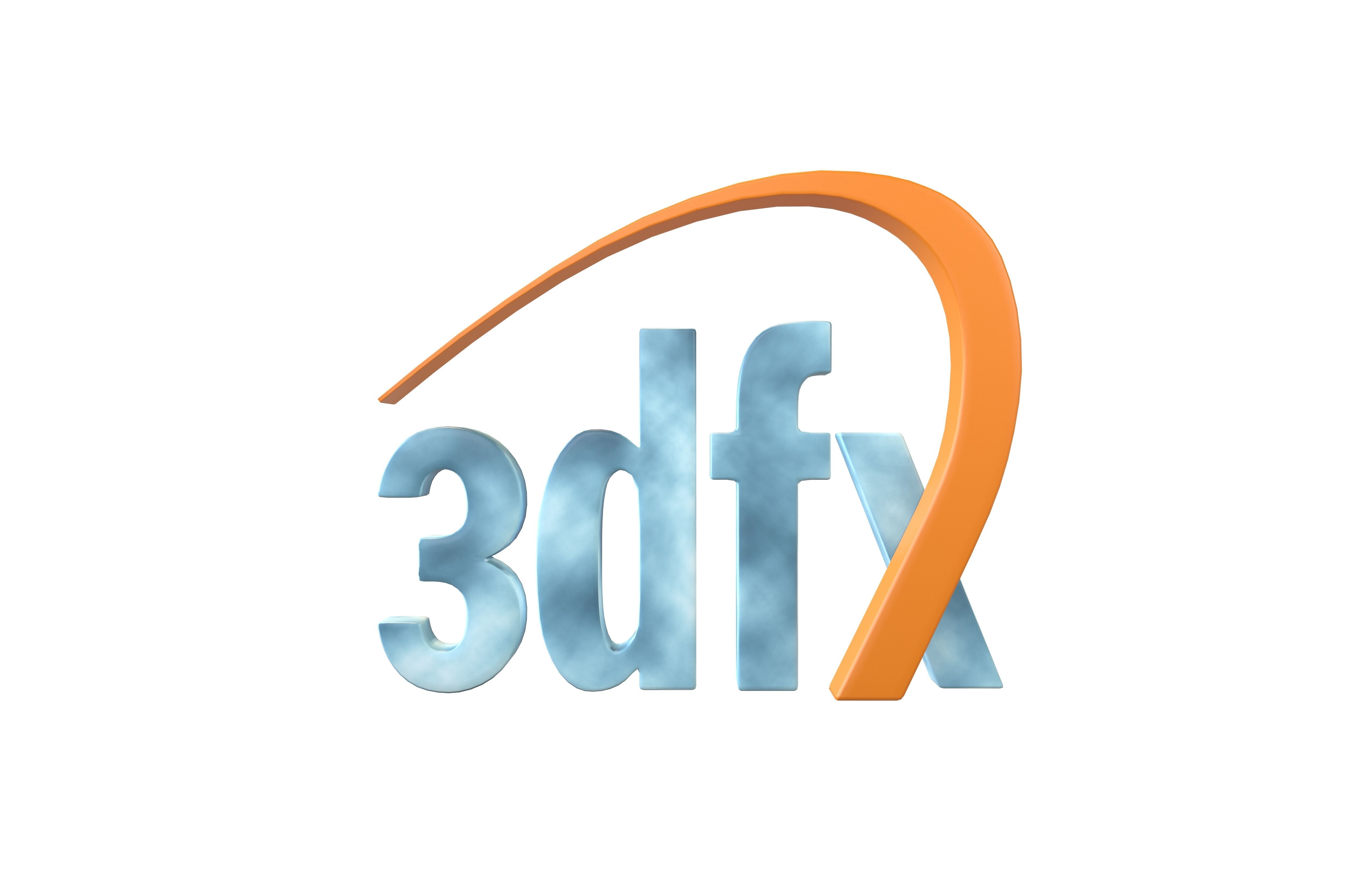 3dfx Logo v1 003 free VR / AR / low-poly 3D model | CGTrader