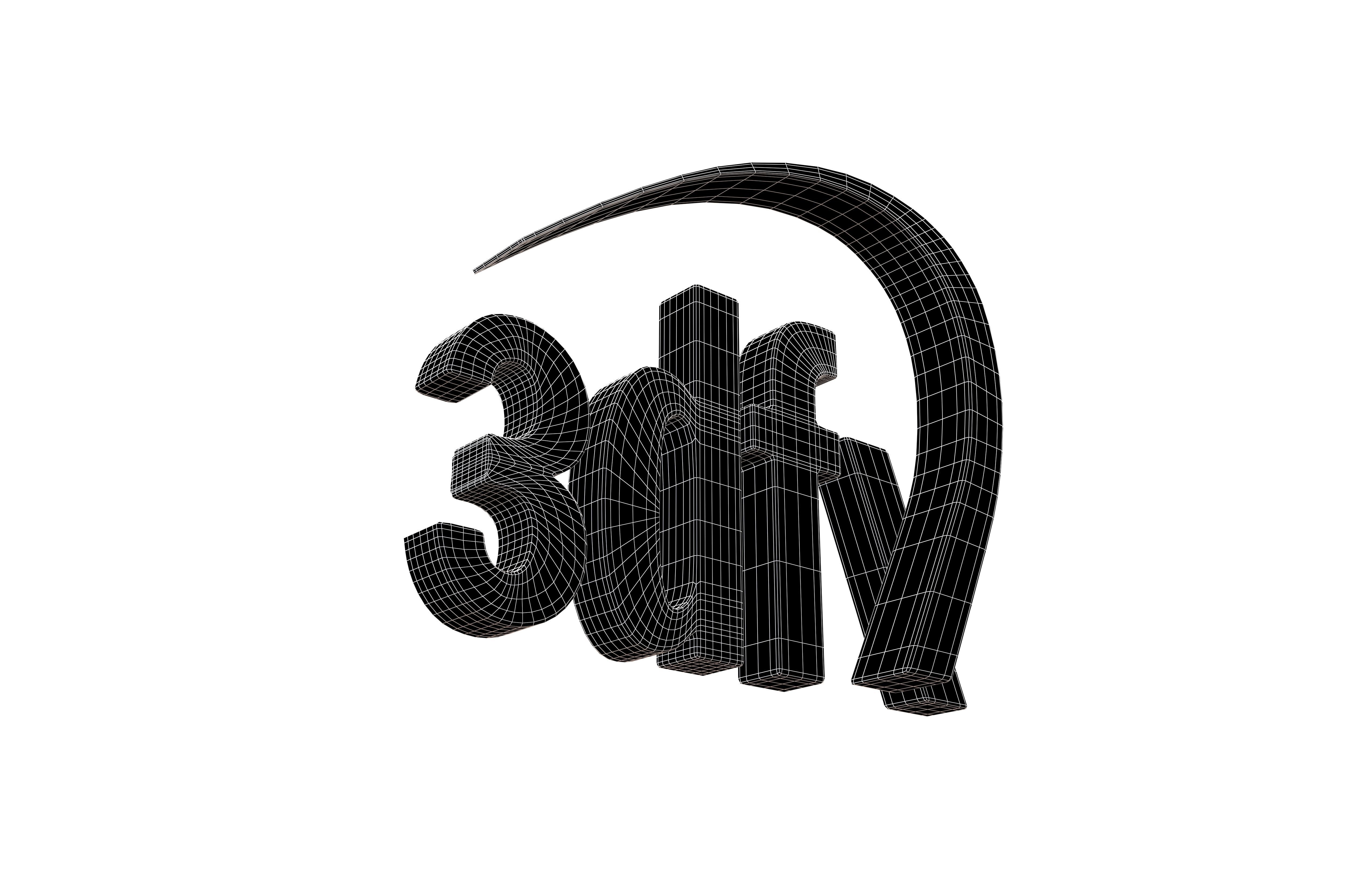 3dfx Logo v1 003 free VR / AR / low-poly 3D model | CGTrader