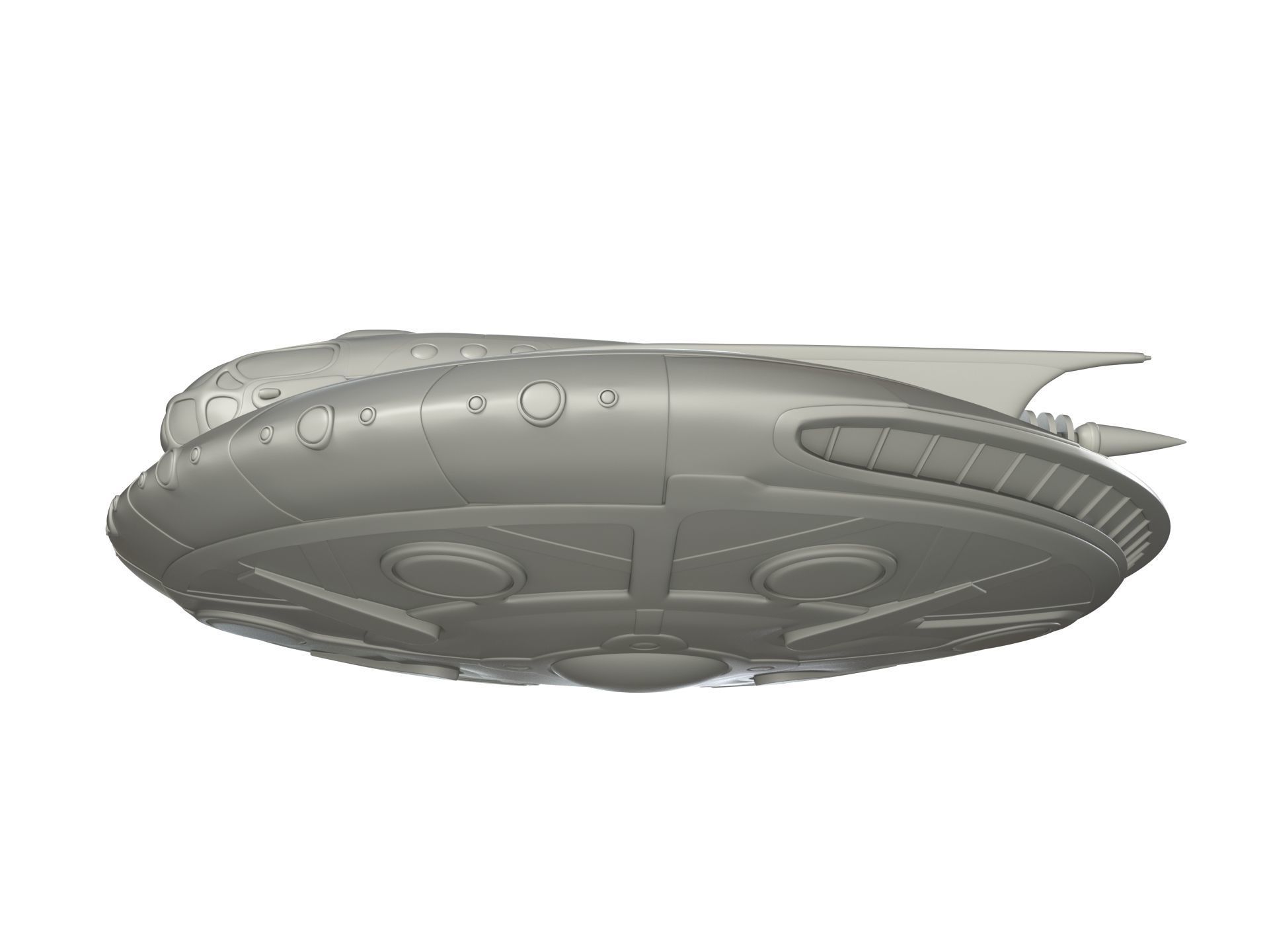 UFO Fallout 3D model 3D printable | CGTrader