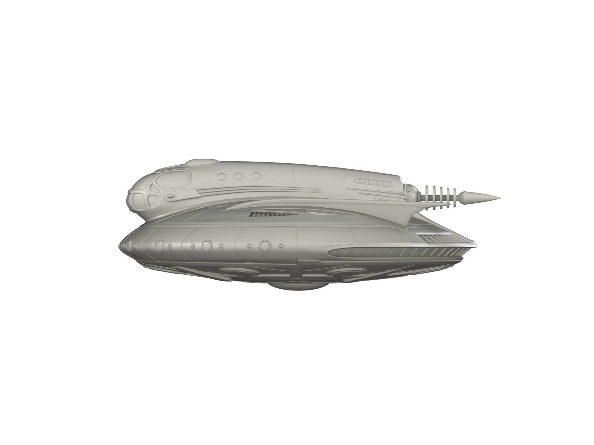 UFO Fallout 3D model 3D printable | CGTrader