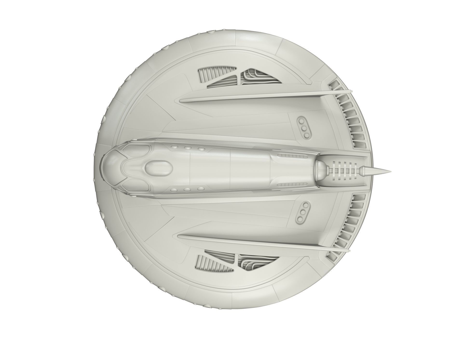 UFO Fallout 3D model 3D printable | CGTrader