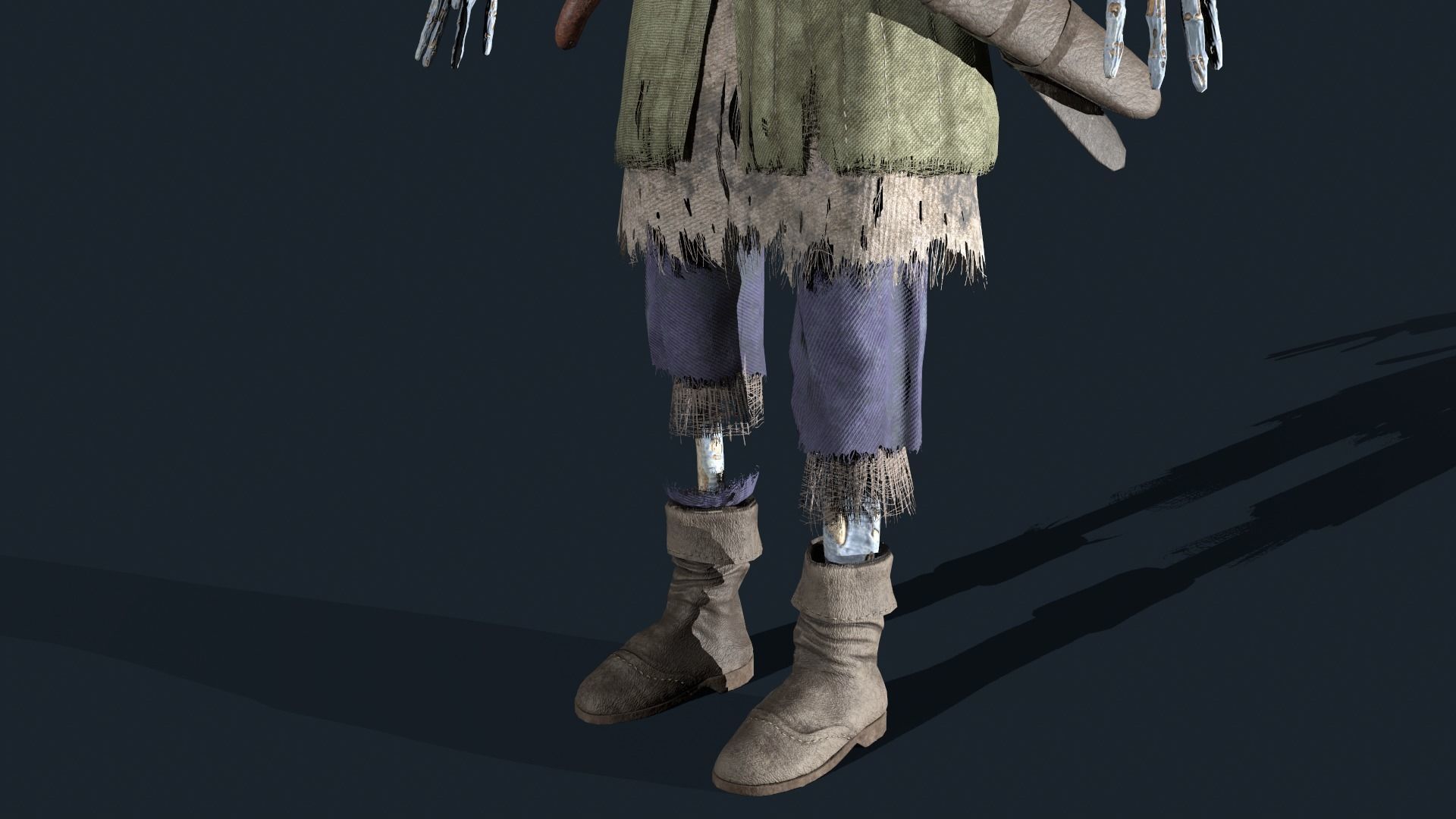 3D model Medieval Skeleton Archer VR / AR / low-poly | CGTrader