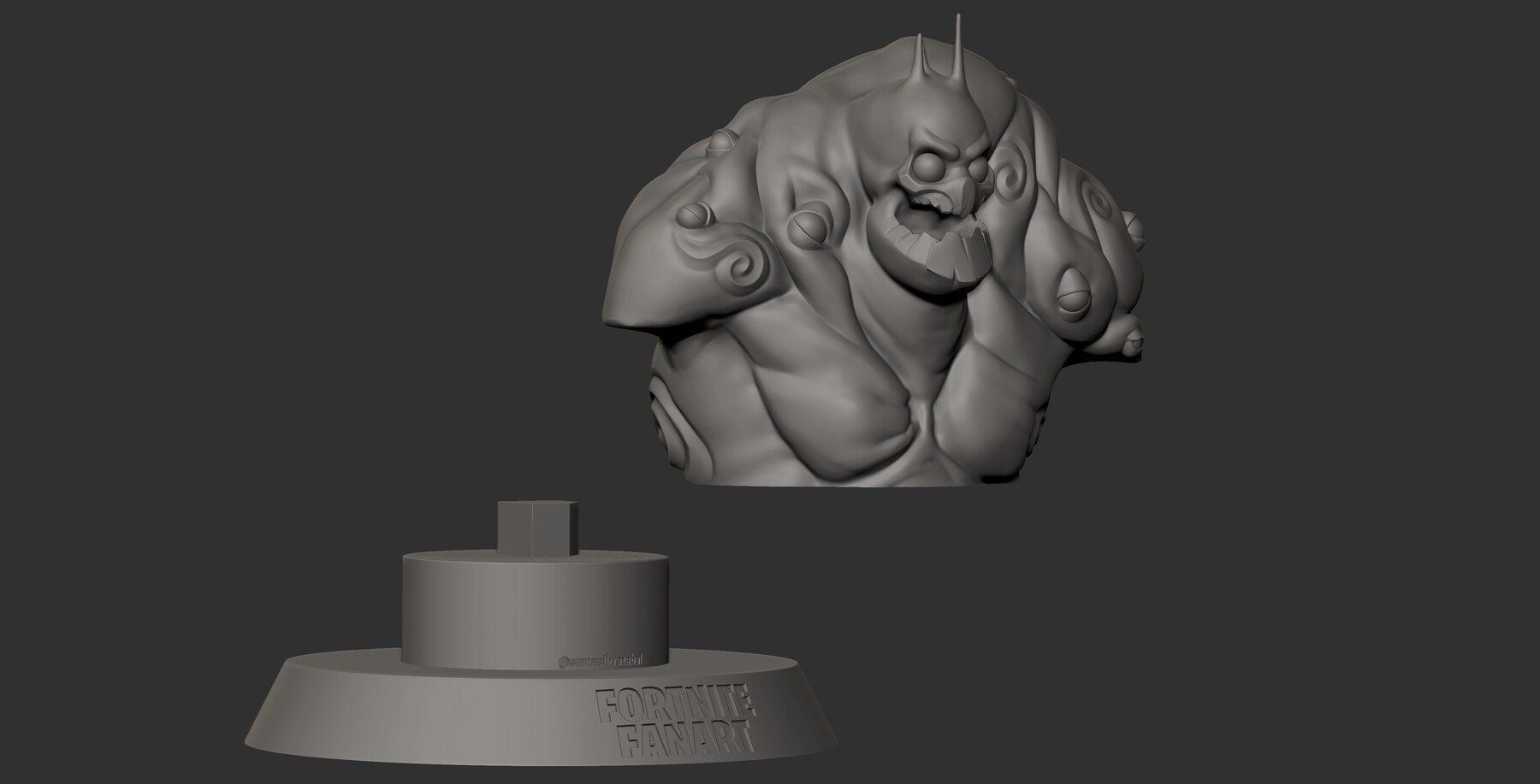 Fortnite STW smasher fanart free 3D model 3D printable | CGTrader