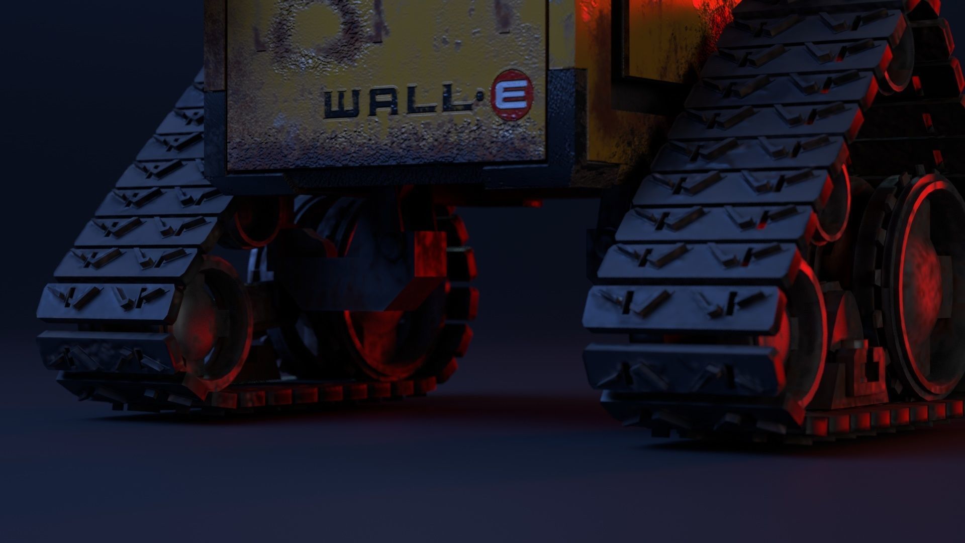 3D model Wall-E wall e robot wallpaper VR / AR / low-poly | CGTrader