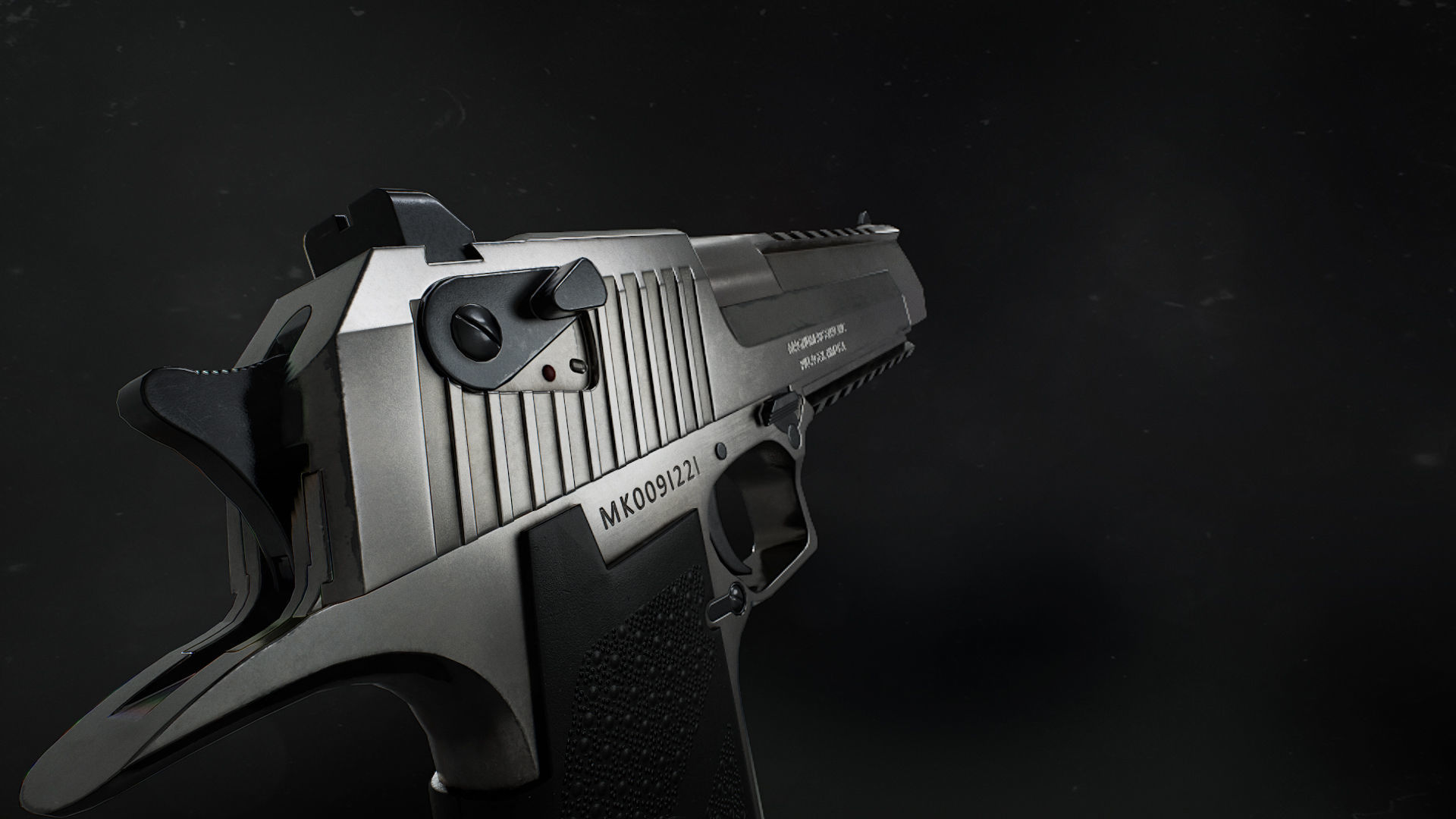 3D model Deagle magnum pistol VR / AR / low-poly | CGTrader