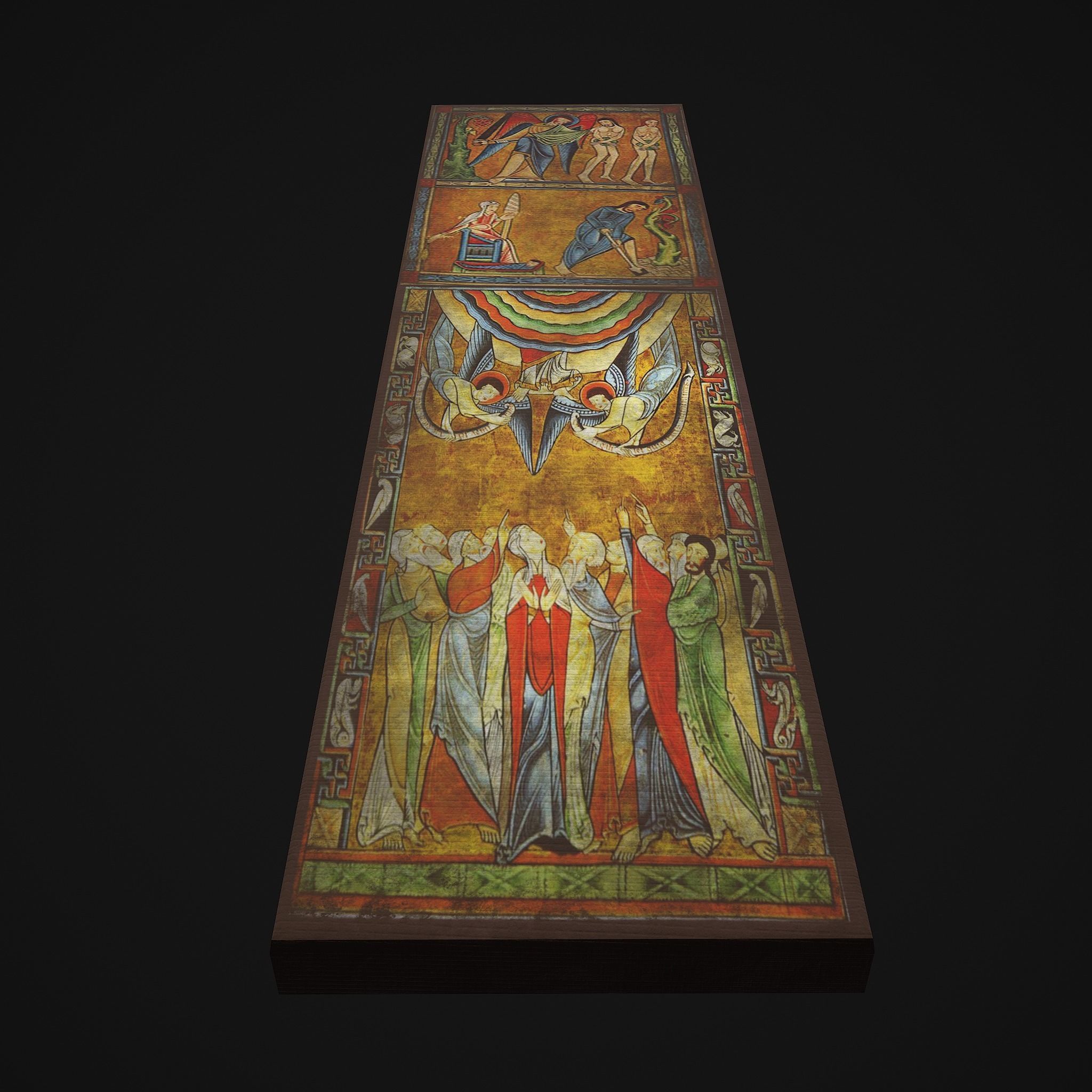 3D model Medieval Biblical Painting VR / AR / low-poly | CGTrader