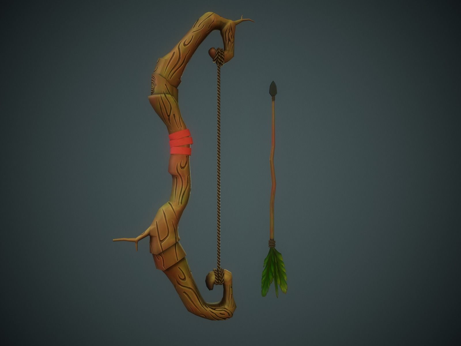 3D model Stylized Bow VR / AR / low-poly | CGTrader
