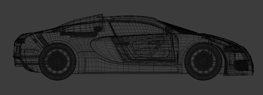 Bugatti Veyron free 3D model rigged | CGTrader