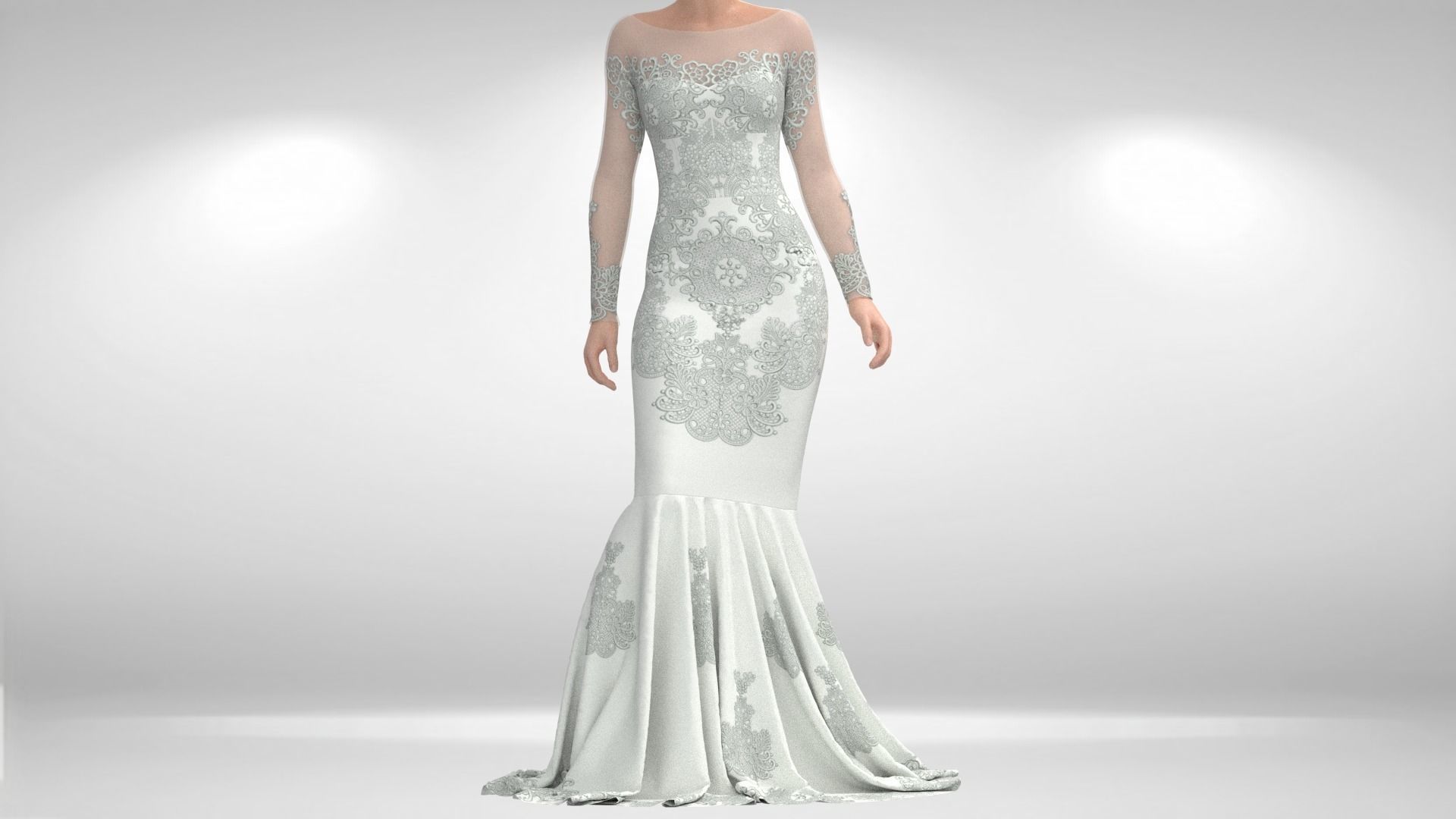 Wedding Dresses 3D model | CGTrader