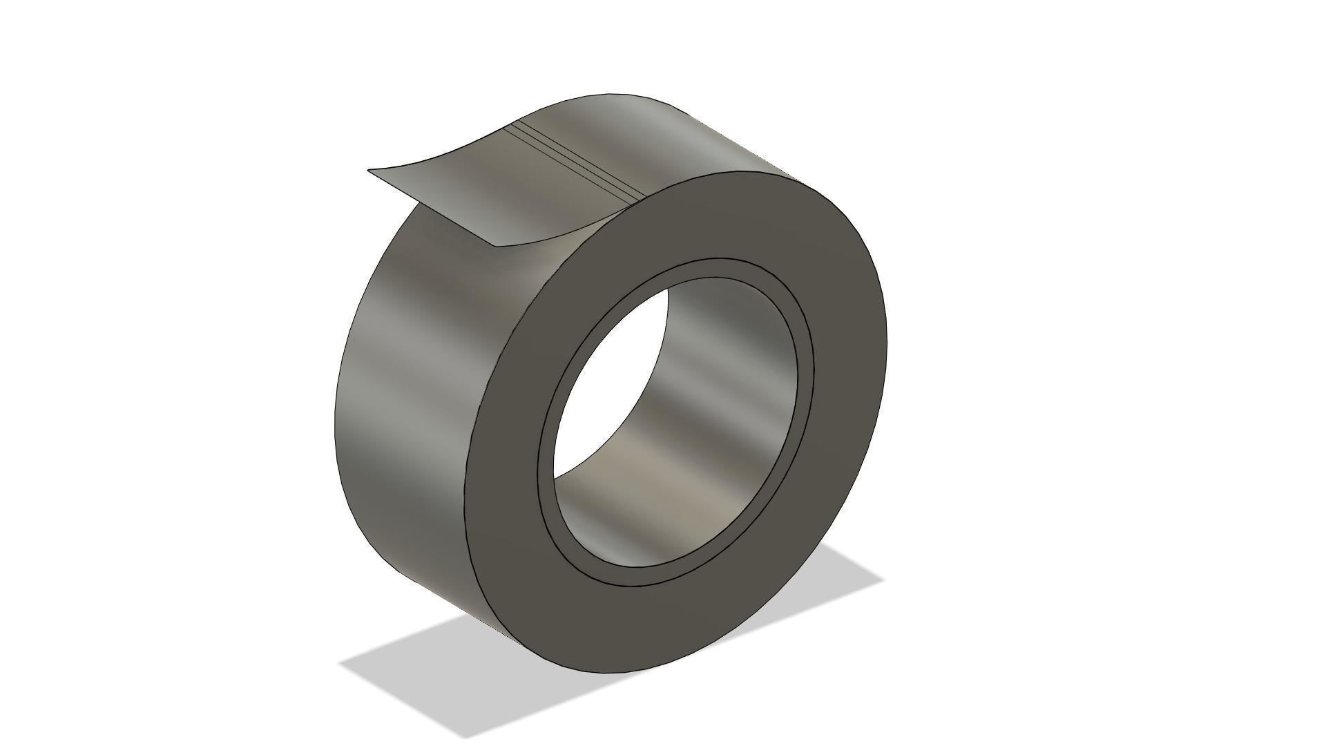 Adhesive tape 3D model | CGTrader