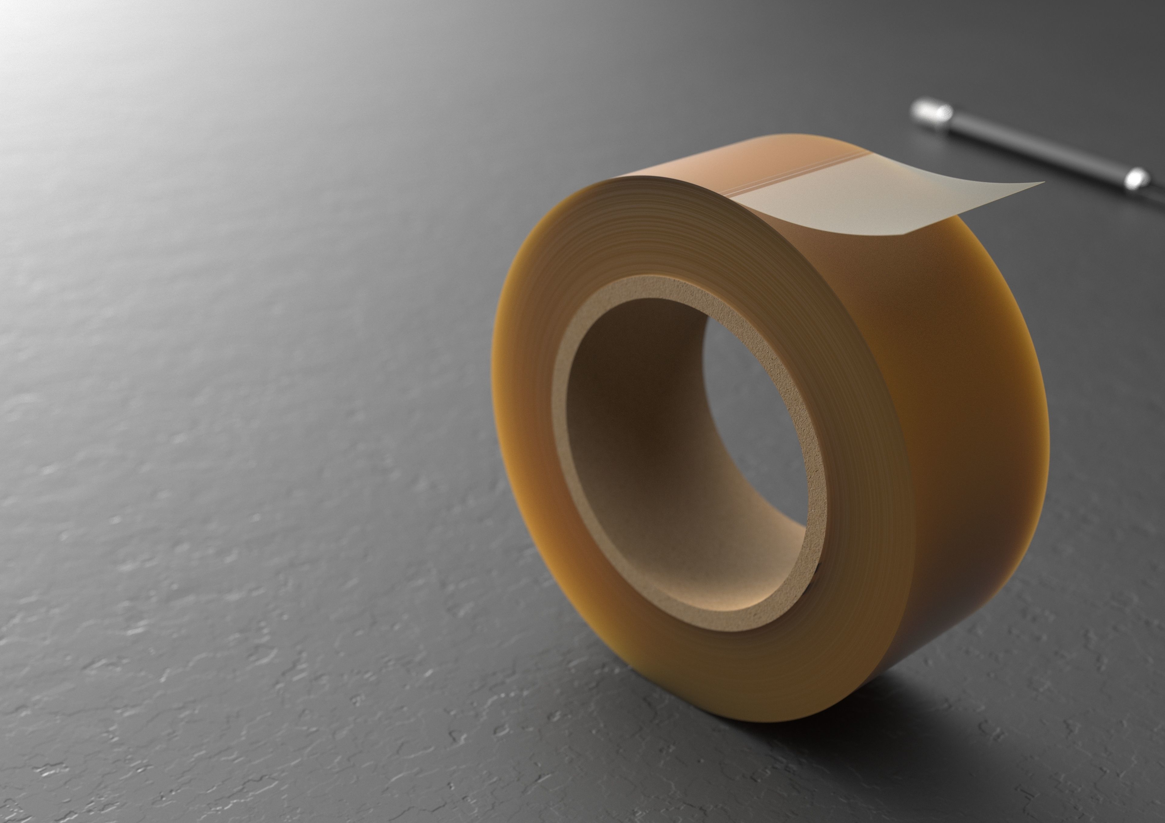 Adhesive tape 3D model | CGTrader