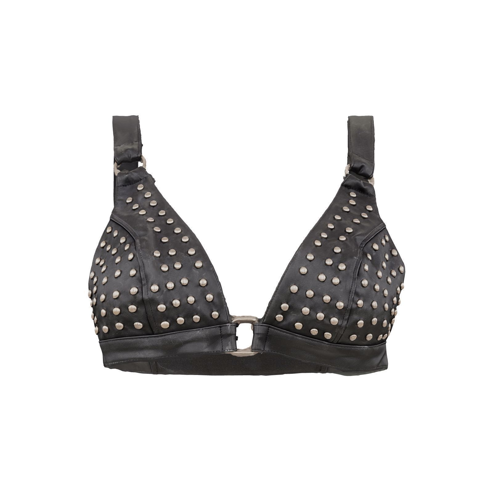 Studded Leather Bra 3D model | CGTrader