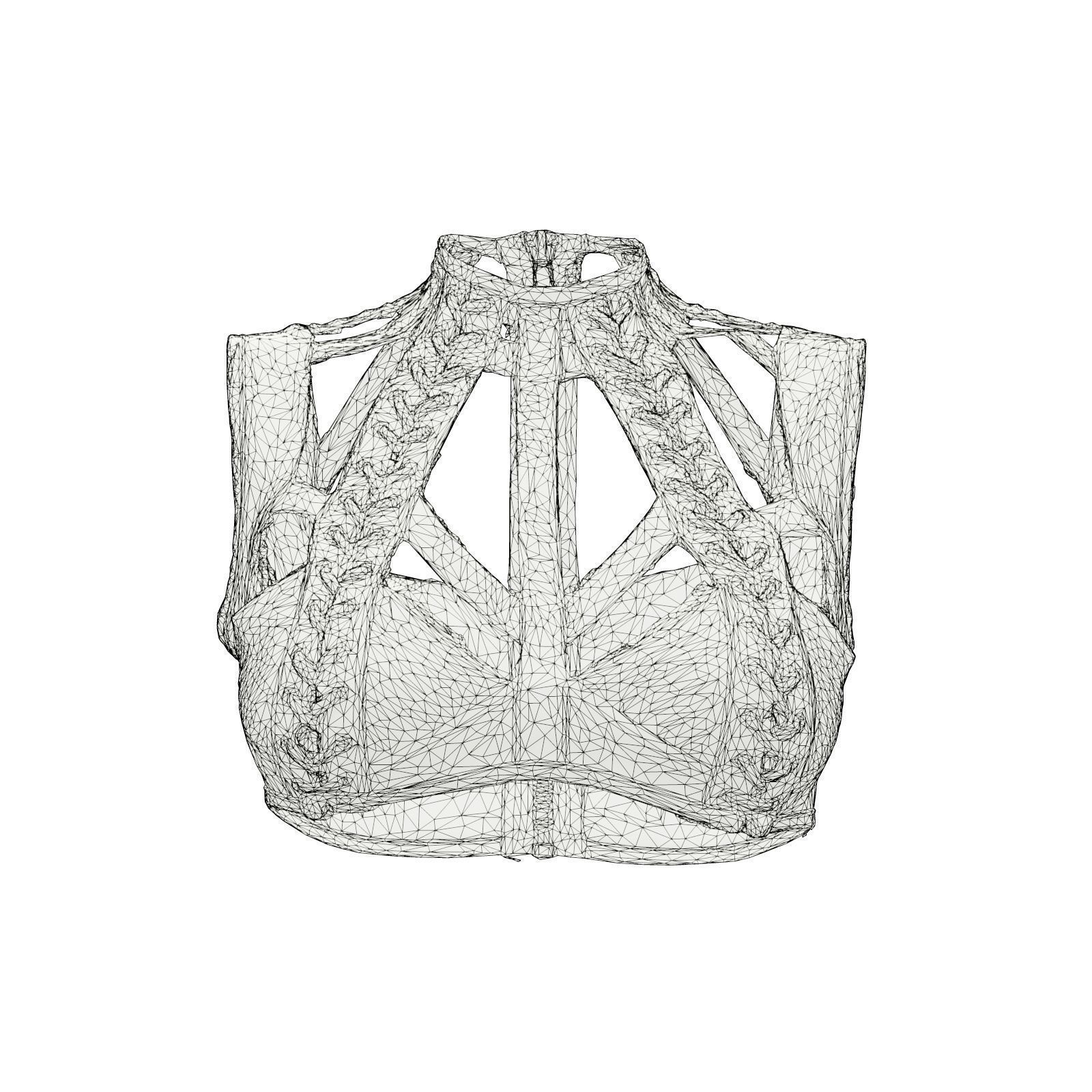 Straps Top 3D model | CGTrader