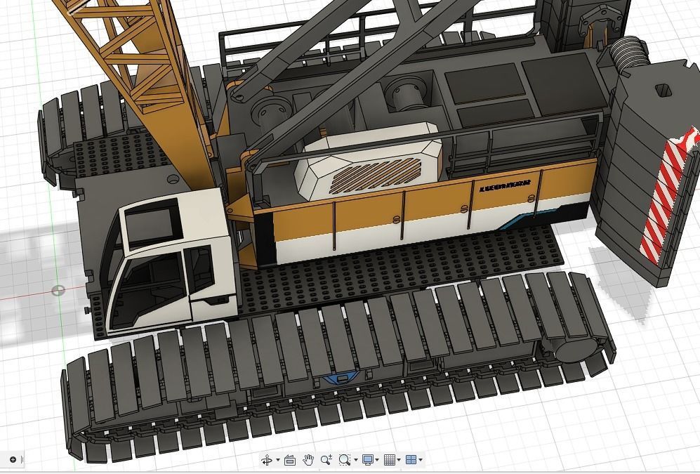 LIEBHERR LR 1250 electric STL model 3D model 3D printable | CGTrader