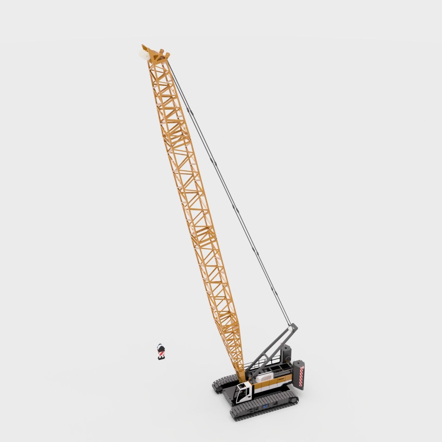 LIEBHERR LR 1250 electric STL model 3D model 3D printable | CGTrader