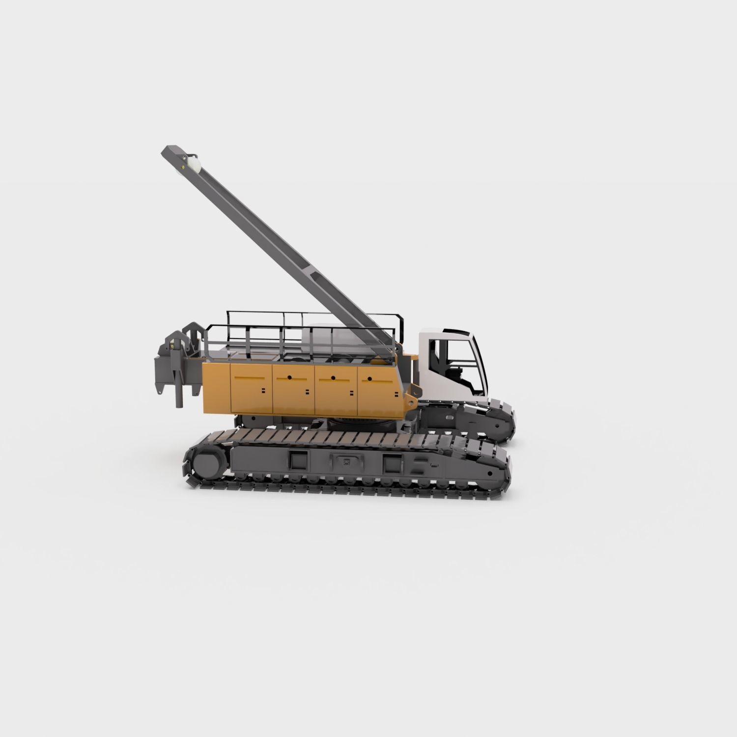 LIEBHERR LR 1250 electric STL model 3D model 3D printable | CGTrader