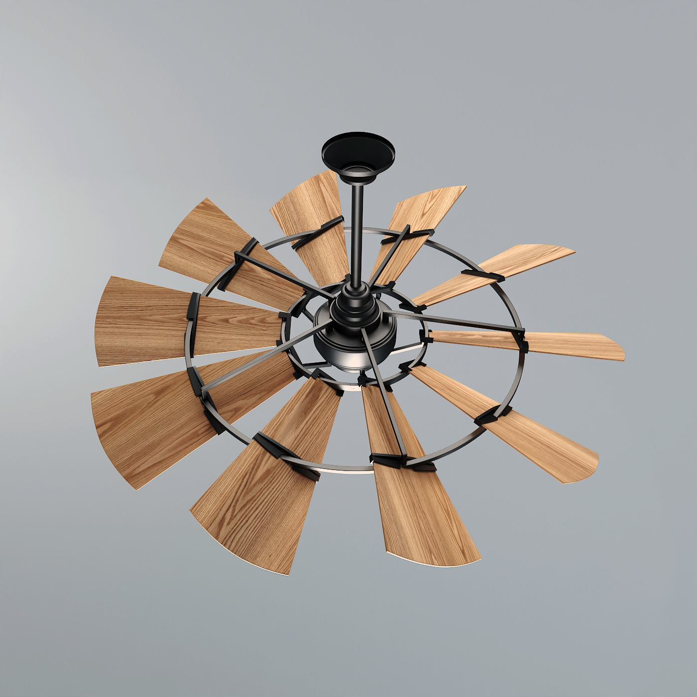 Outdoor ceiling fan Windmill 52 inches 3D model | CGTrader