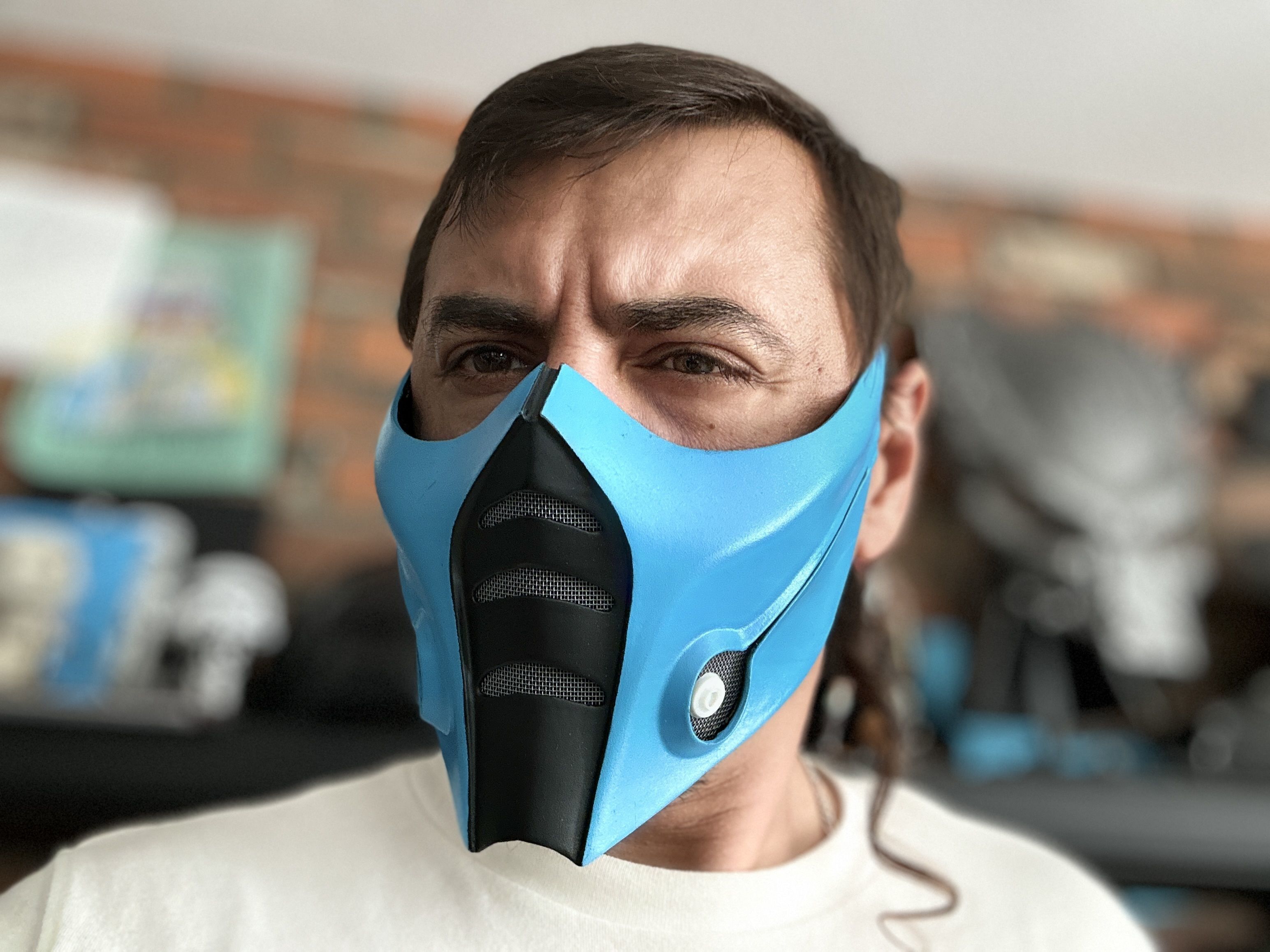 Sub Zero mask from Mortal Kombat 11 - Grand Master 3D model 3D ...