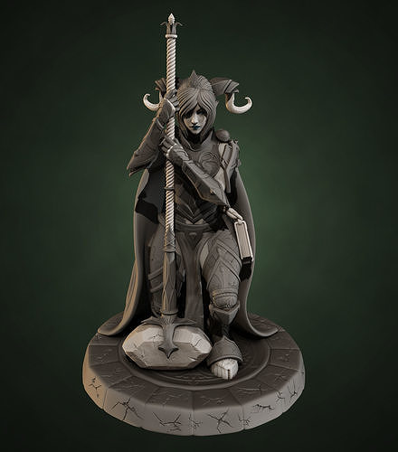 Draenei Yrel - World of Warcraft 3D model 3D printable | CGTrader