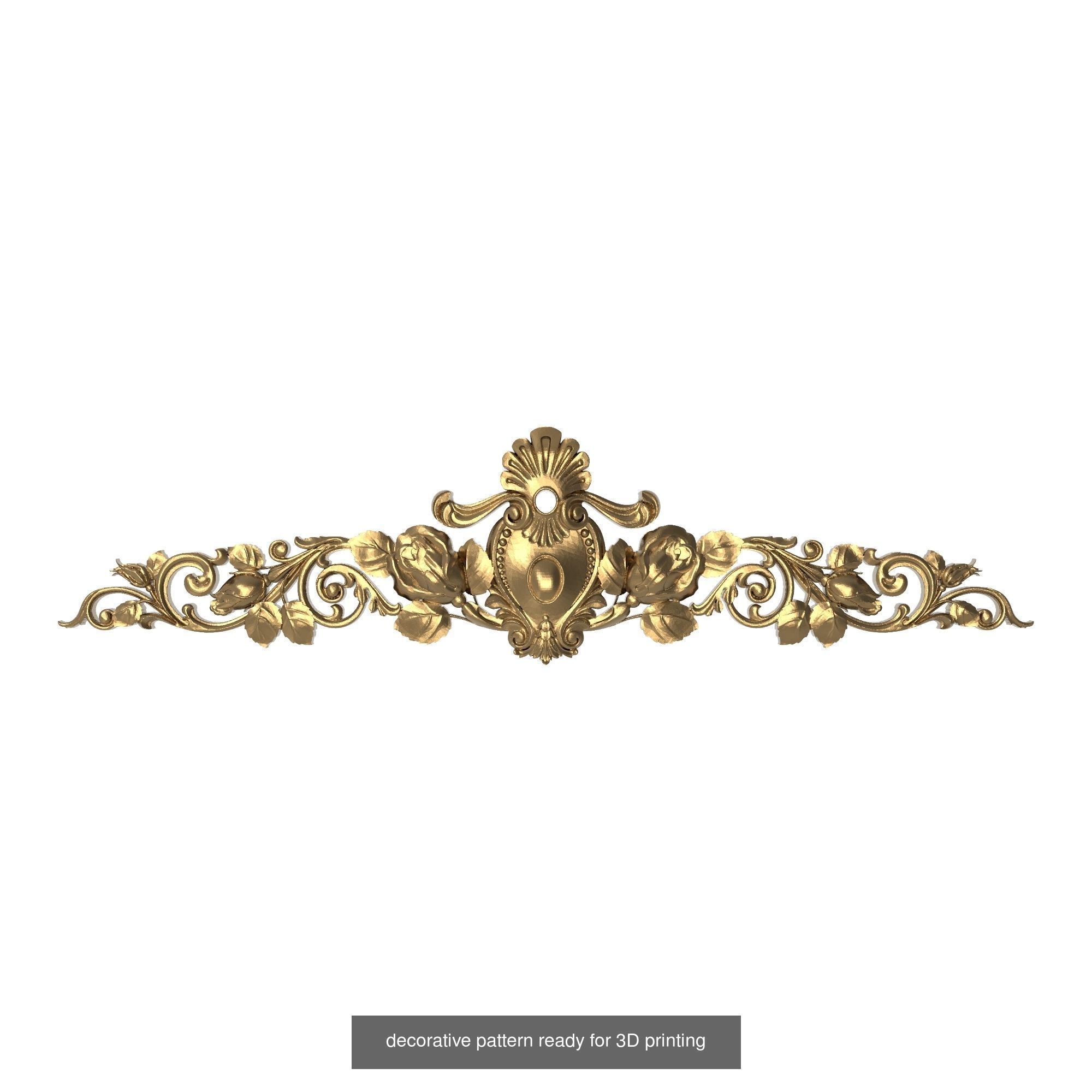 10 decorative pattern set ready for 3D printing 3D Model Collection ...