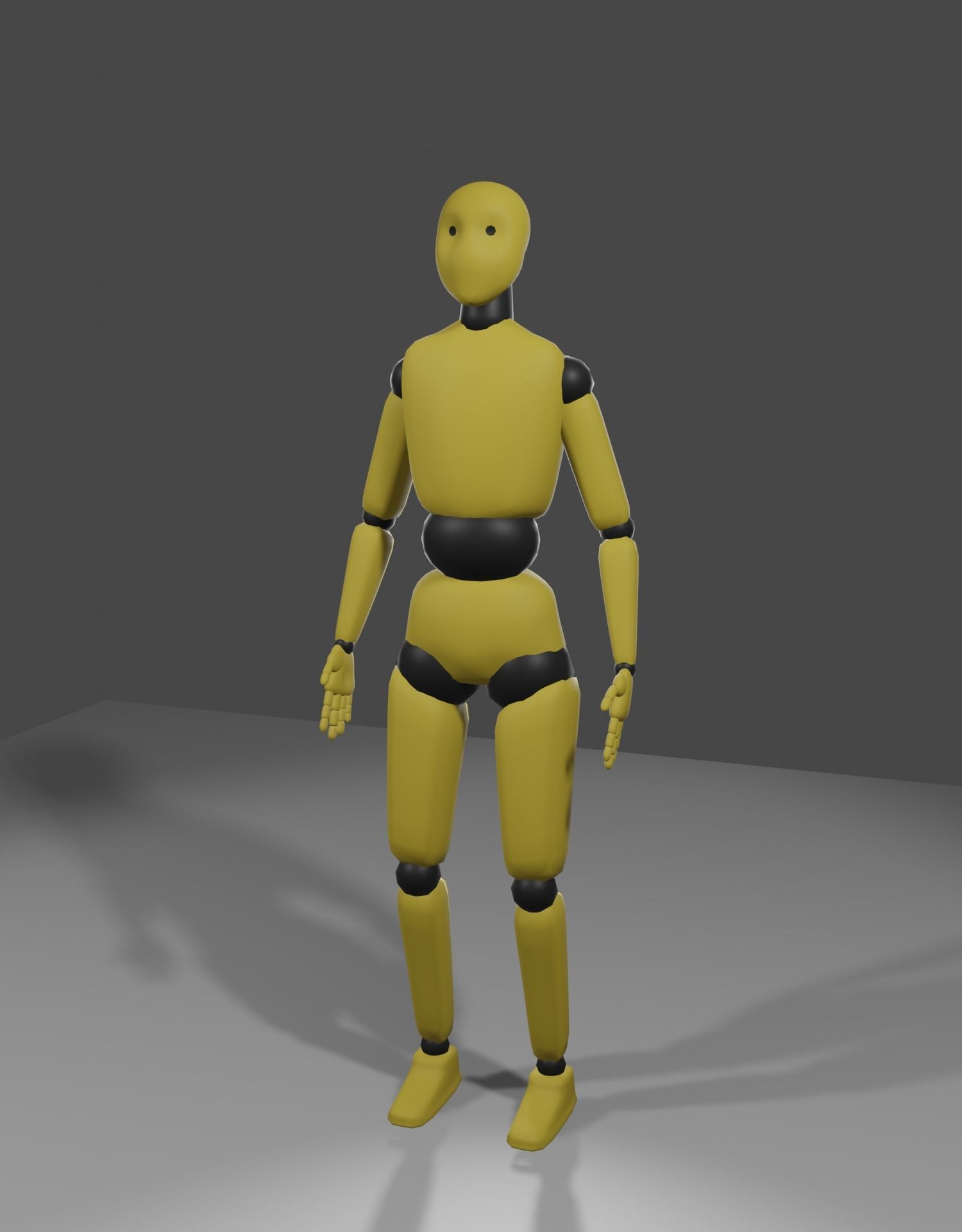 human maneken rig 3D model rigged | CGTrader
