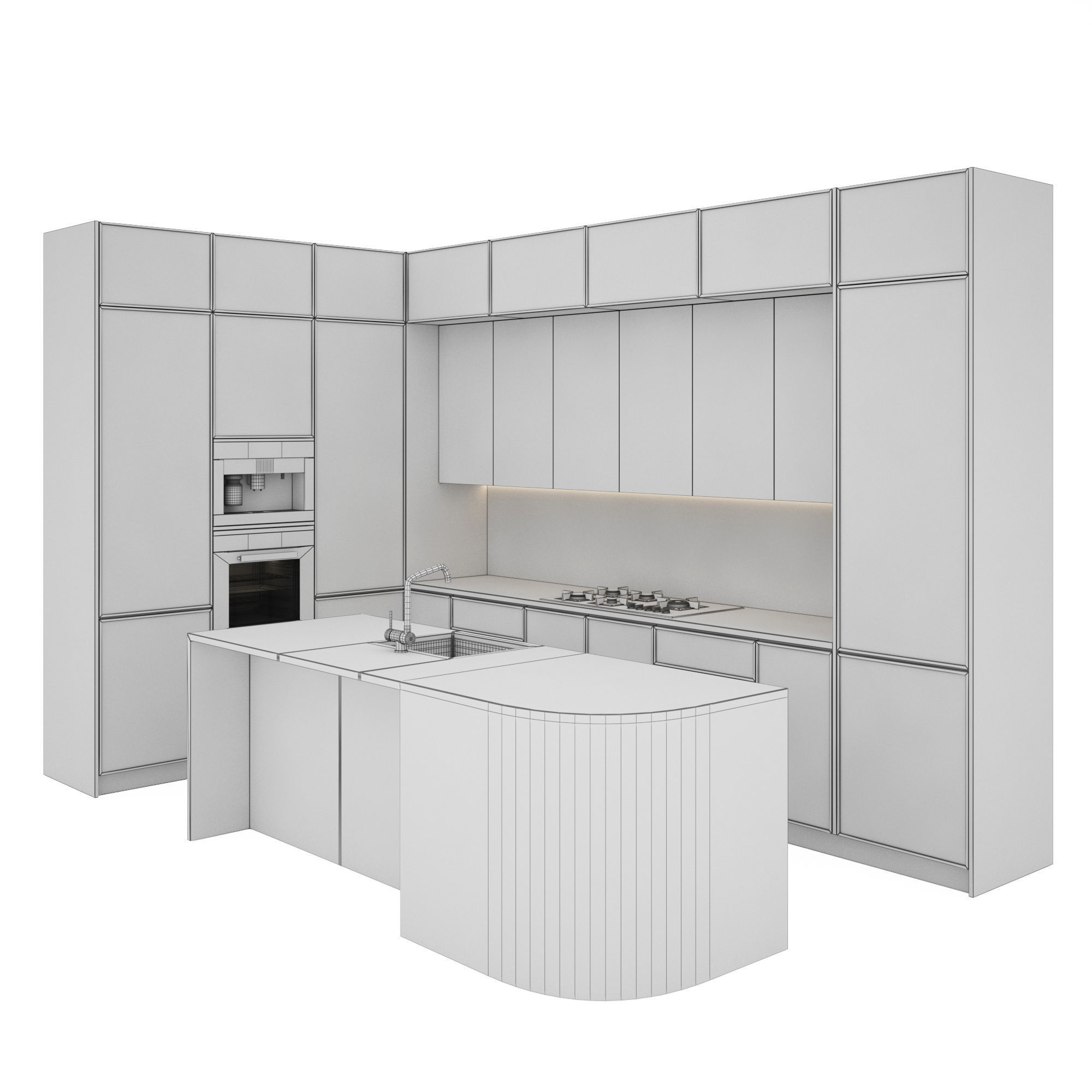 kitchen 044 3D model | CGTrader