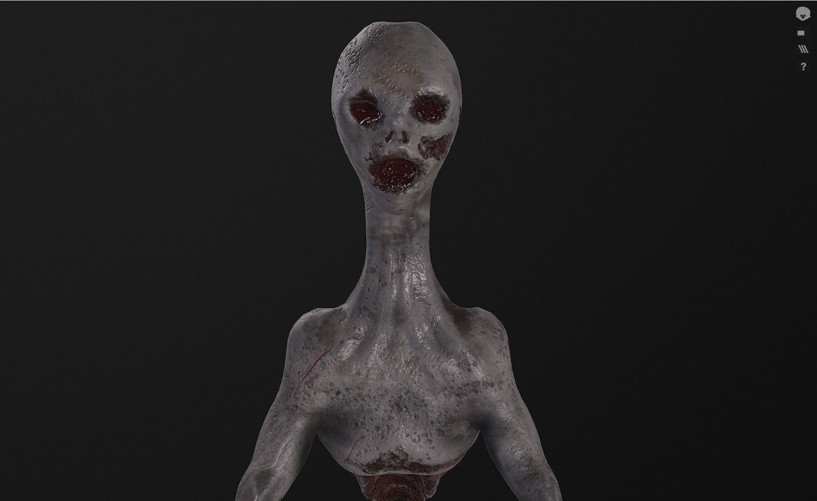 3D model Nightmare Creature VR / AR / low-poly | CGTrader