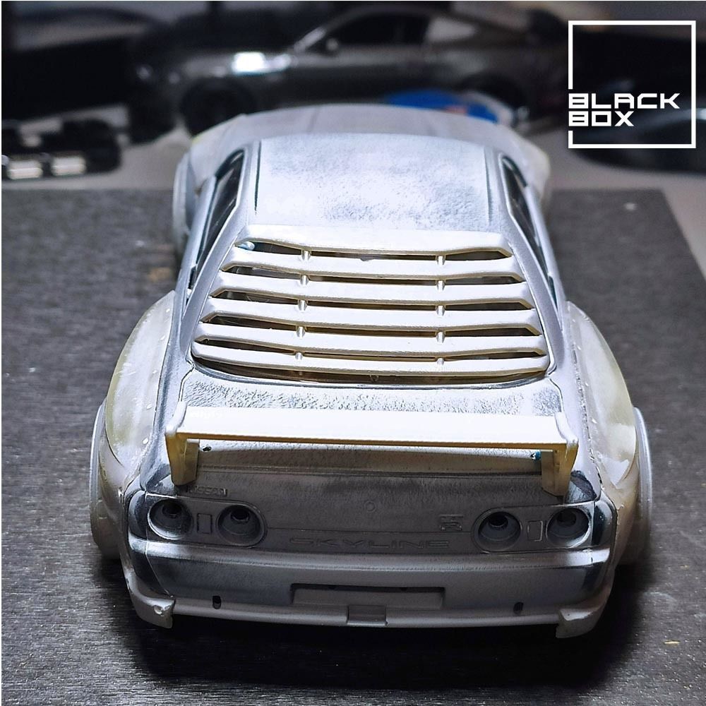 GTR R32 Louver and Wing for tamiya 1-24 and HOTHWEELS 1-64 3D model 3D ...