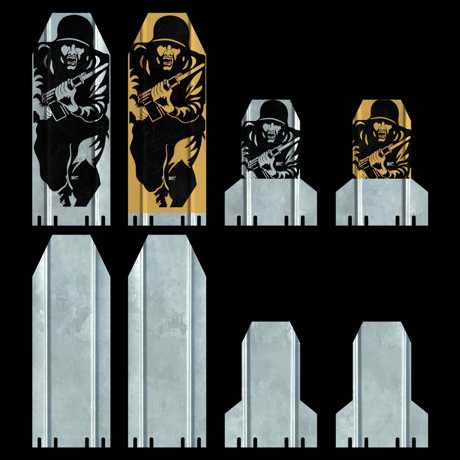 3D model Shooting Targets NATO VR / AR / low-poly | CGTrader