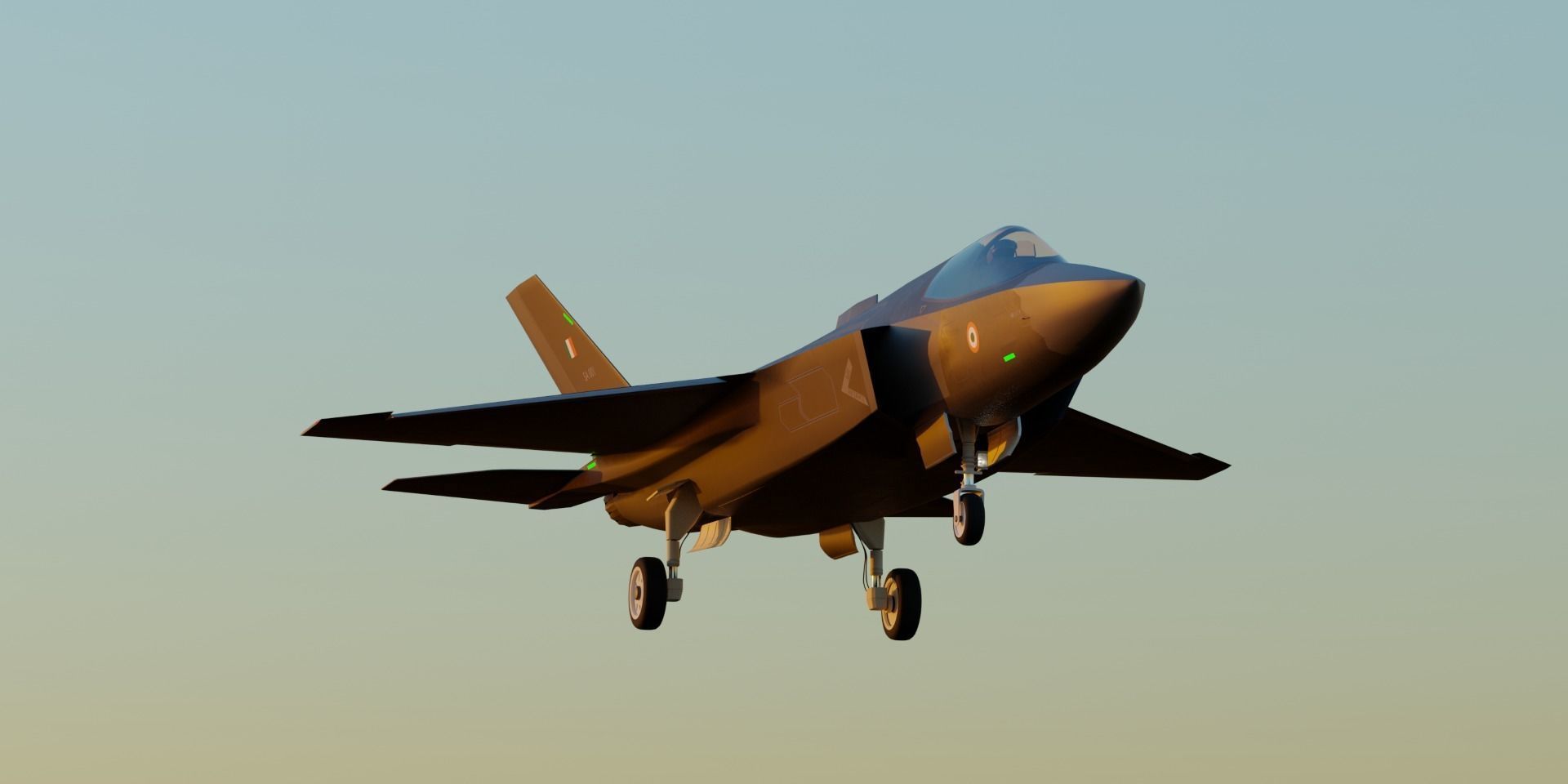 AMCA 5th Gen fighter aircraft 3D model | CGTrader