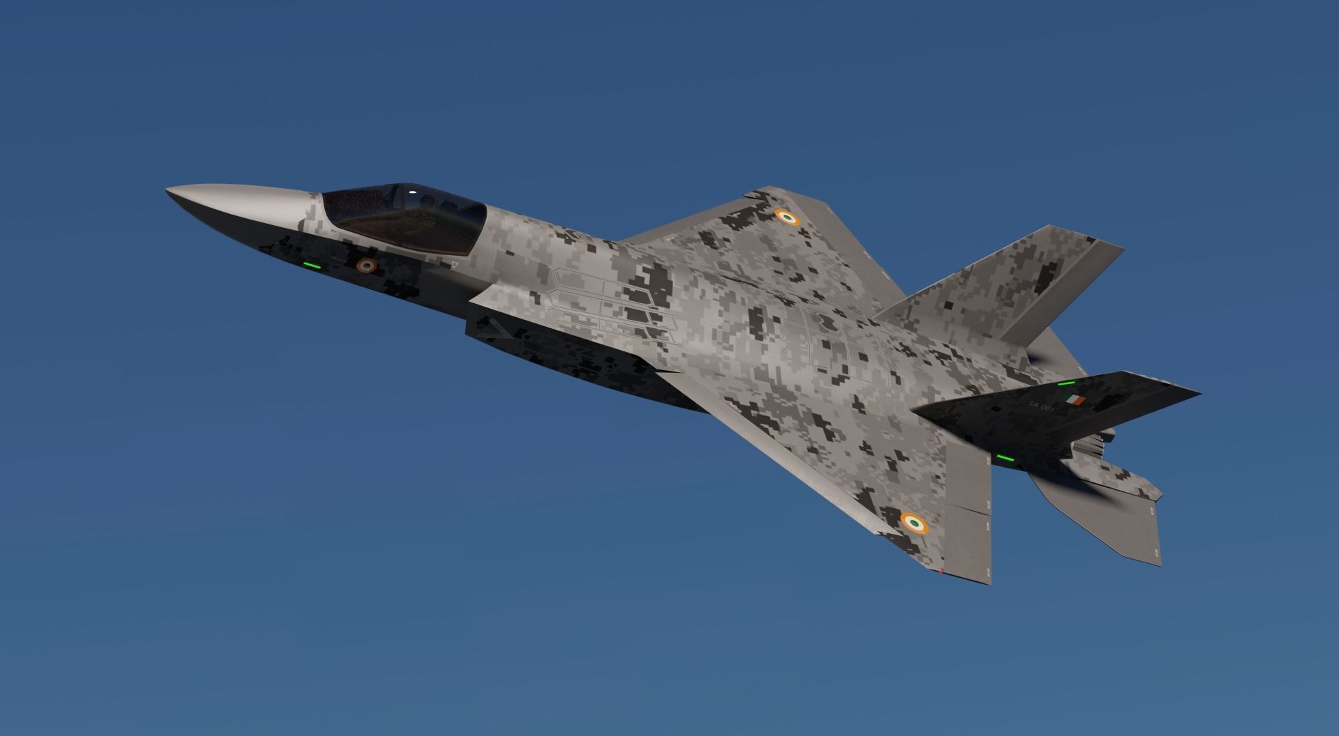 AMCA 5th Gen fighter aircraft 3D model | CGTrader