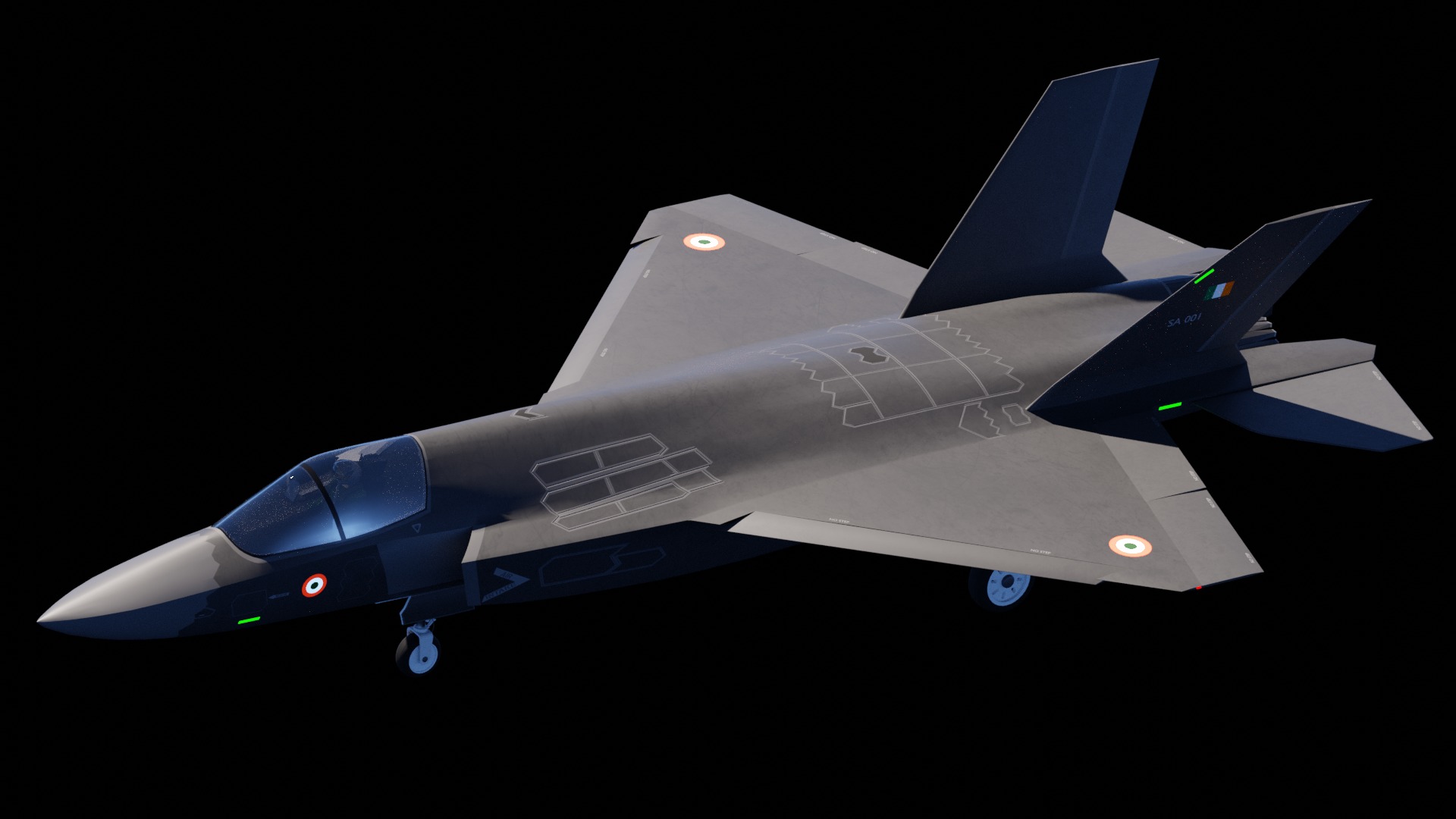 AMCA 5th Gen fighter aircraft 3D model | CGTrader