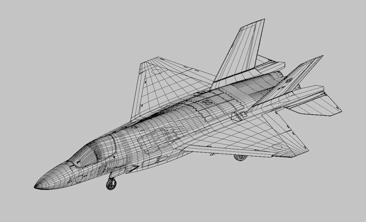 AMCA 5th Gen fighter aircraft 3D model | CGTrader
