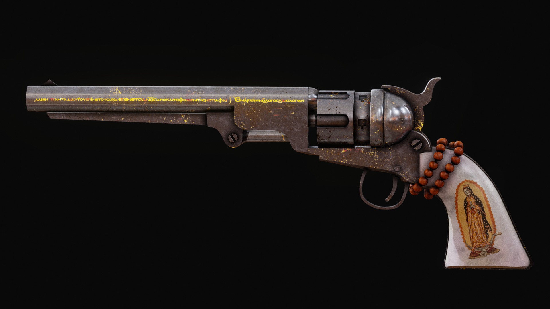 Monster Hunters 666 Cal Revolver free VR / AR / low-poly 3D model ...