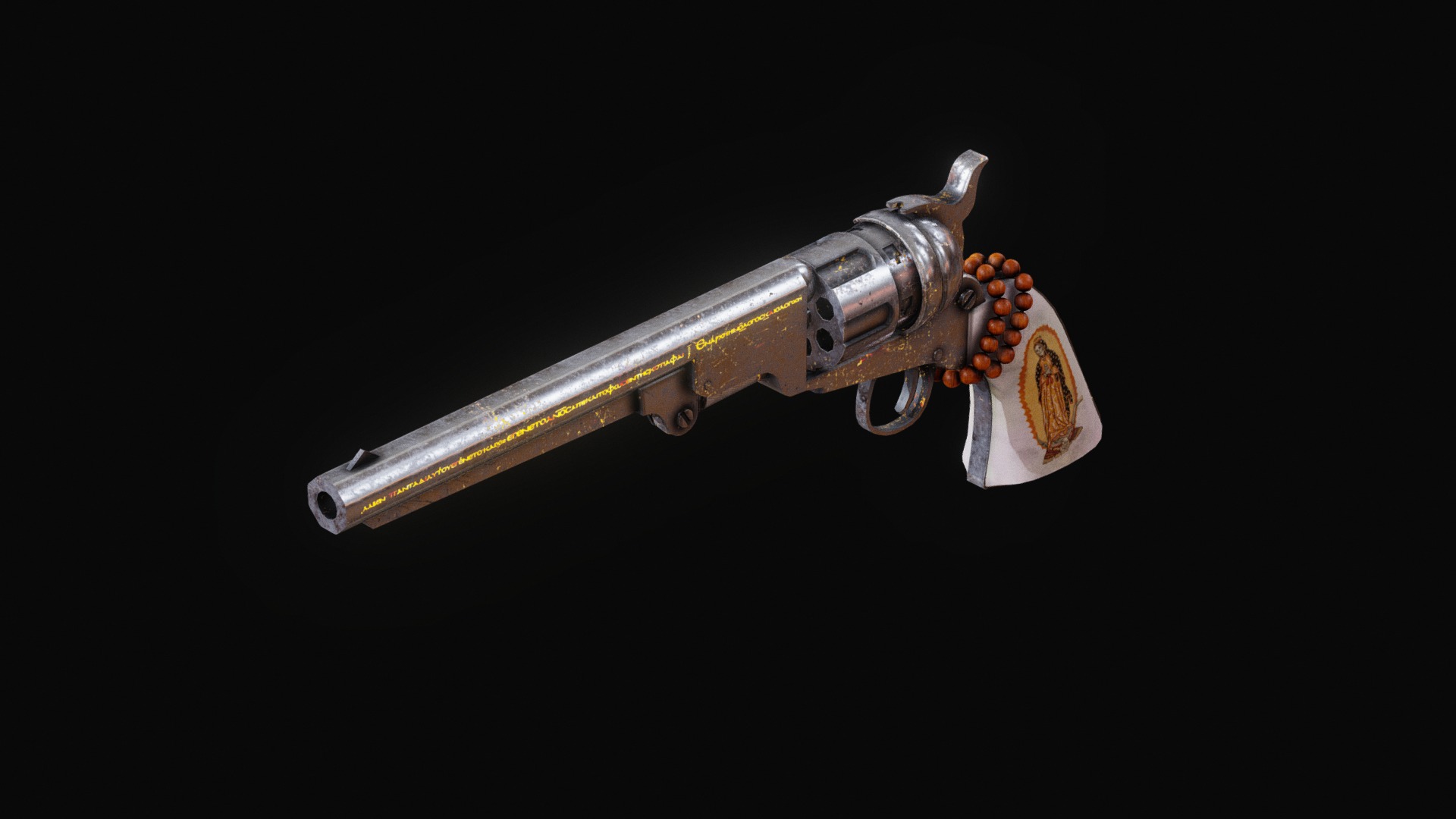 Monster Hunters 666 Cal Revolver free VR / AR / low-poly 3D model ...