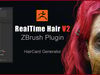 3D model Real-time Hair ZBrush Plugin VR / AR / low-poly | CGTrader