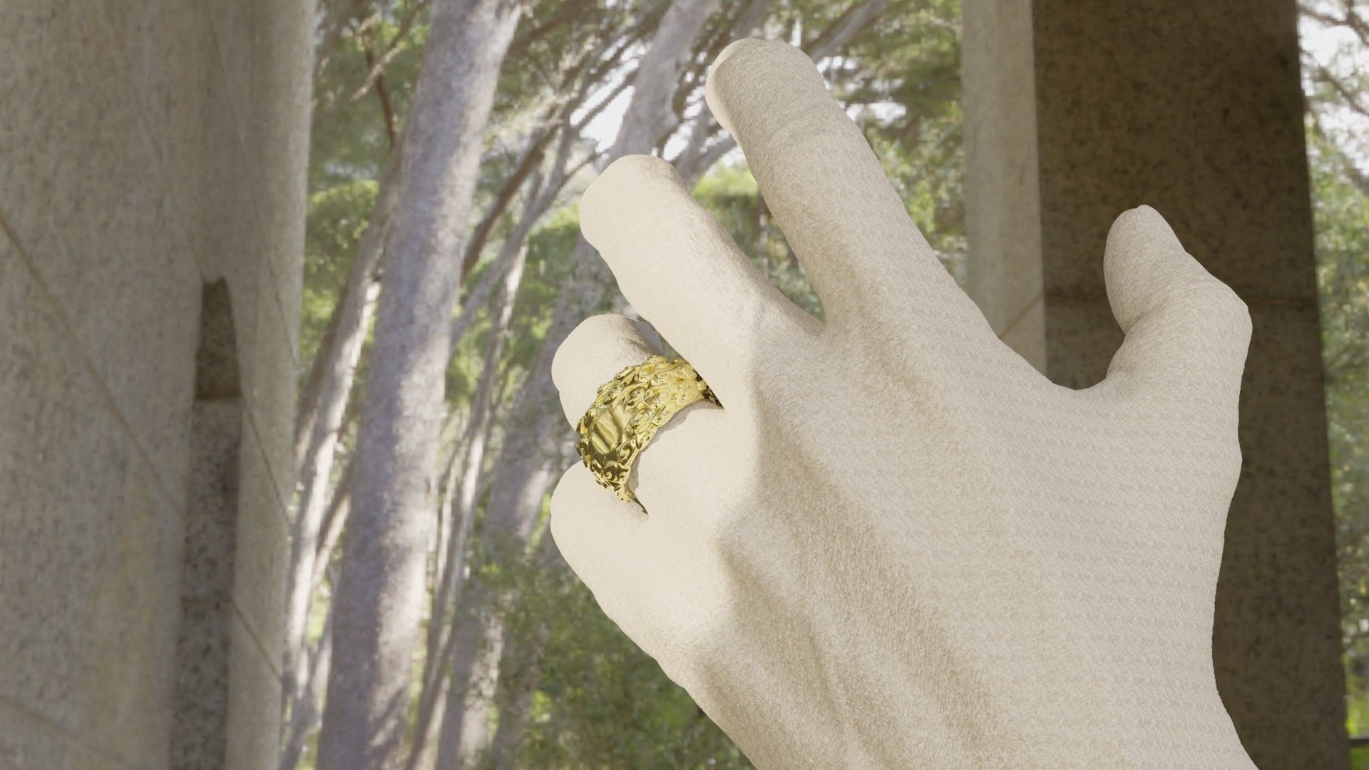 One Piece Devil Fruit Ring 3D model 3D printable | CGTrader