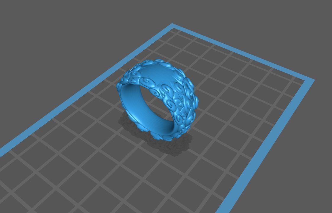One Piece Devil Fruit Ring 3D model 3D printable | CGTrader