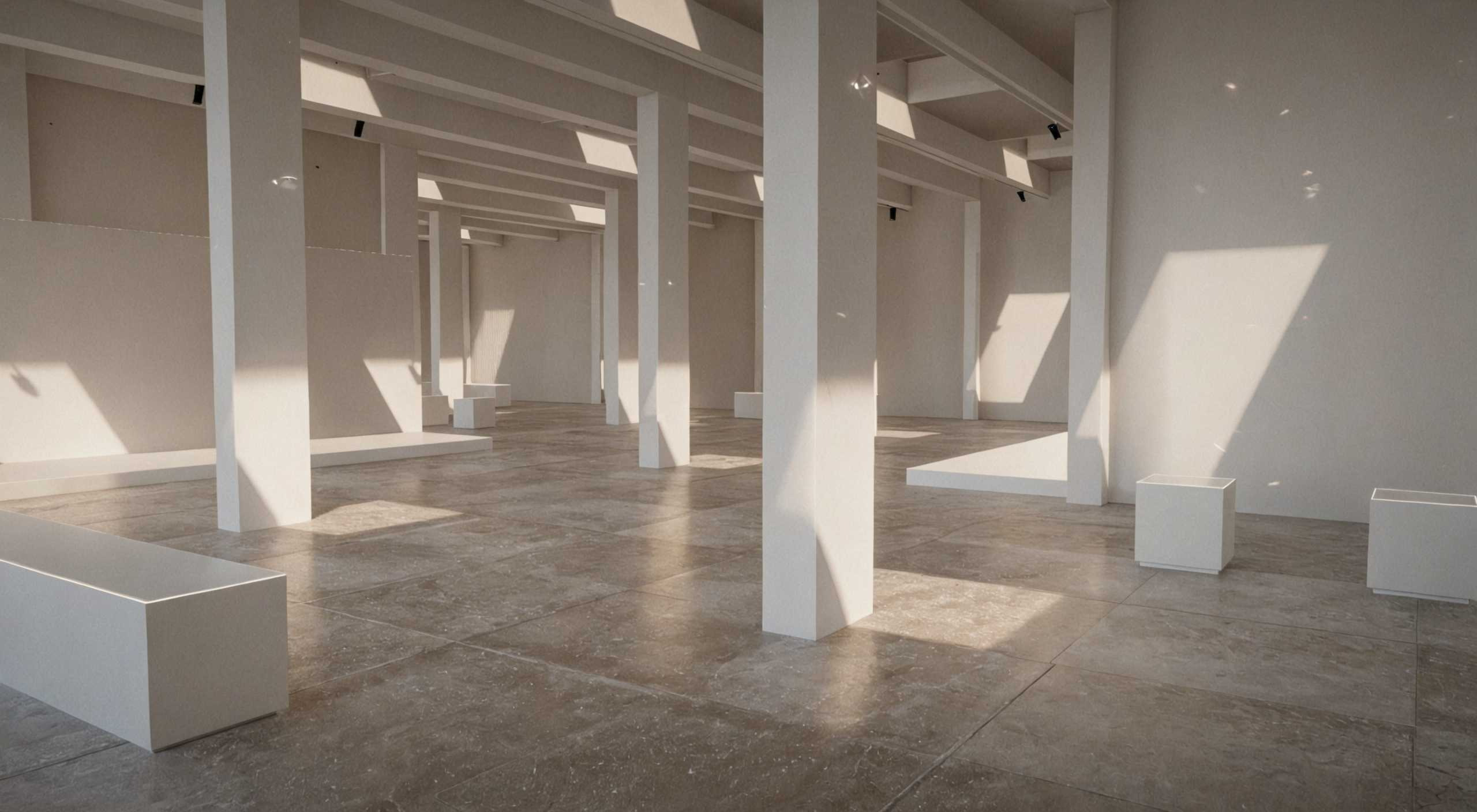 3D model Minimalistic VR Showroom Gallery for products vol 2 VR / AR ...