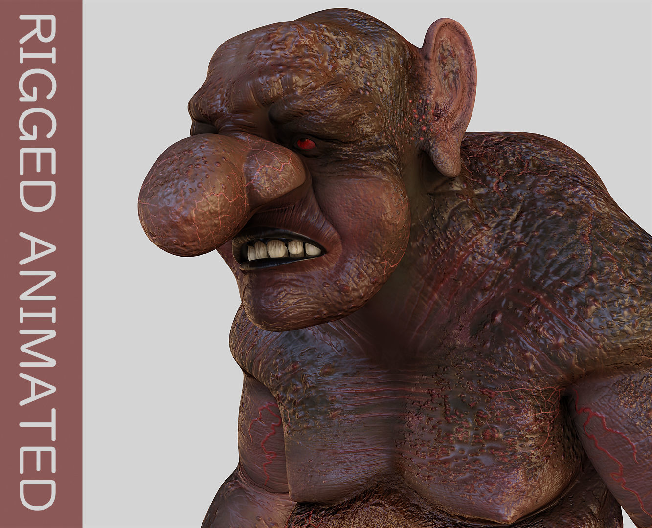 3D model Forest Troll VR / AR / low-poly | CGTrader