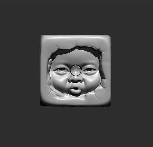 Diceboy face of clown 3D model 3D printable | CGTrader