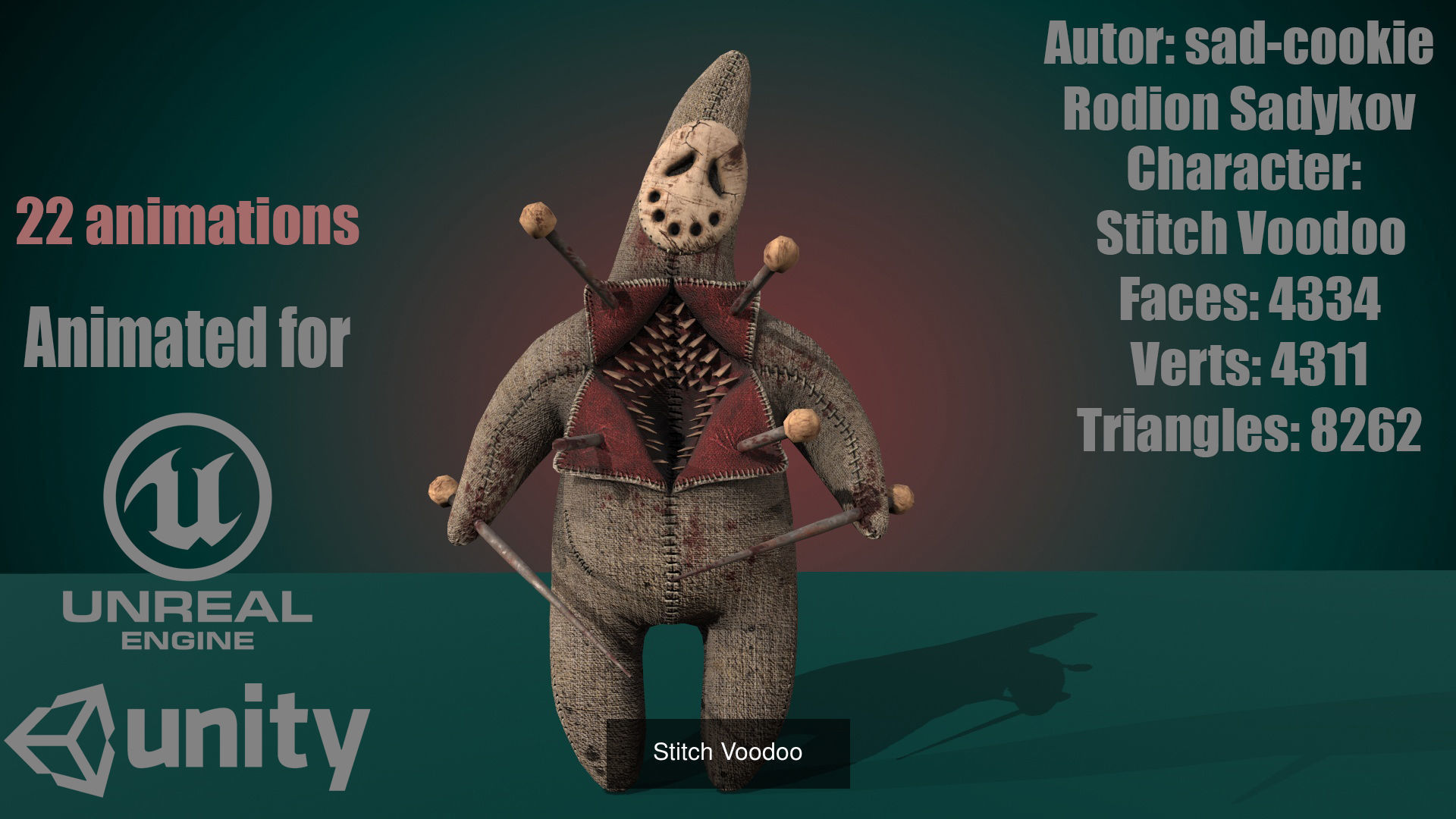 3D Model Collection Stitch Creatures Pack VR / AR / low-poly | CGTrader