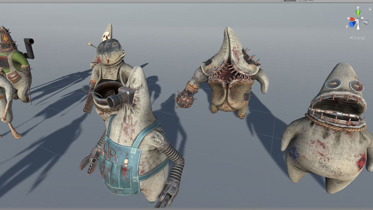 3D Model Collection Stitch Creatures Pack VR / AR / low-poly | CGTrader