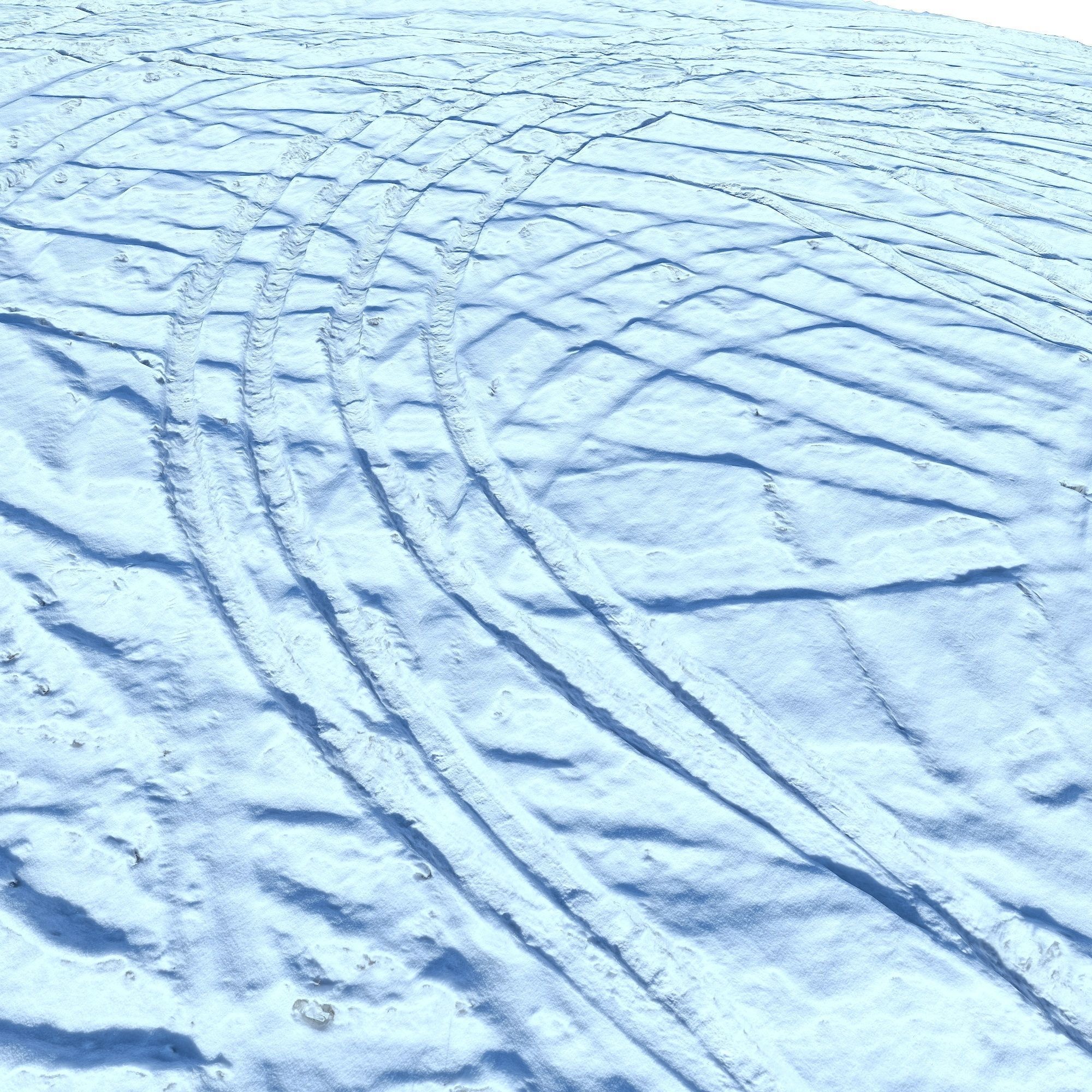 Texture Trail in the snow Low-poly 3D model VR / AR / low-poly | CGTrader