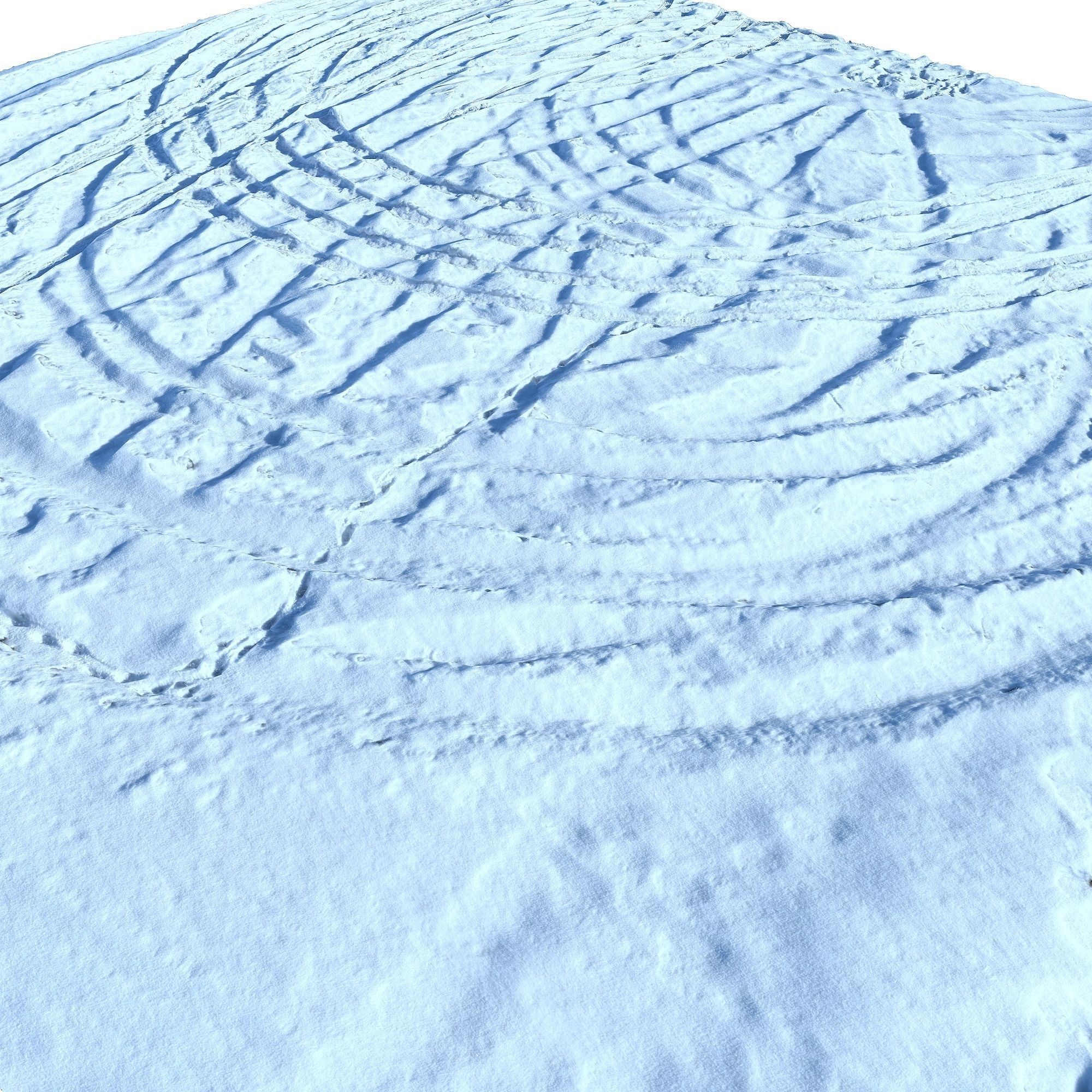 Texture Trail in the snow Low-poly 3D model VR / AR / low-poly | CGTrader