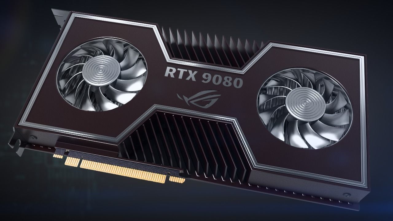 Graphic Card RTX 9080 Nvidia 3D model | CGTrader