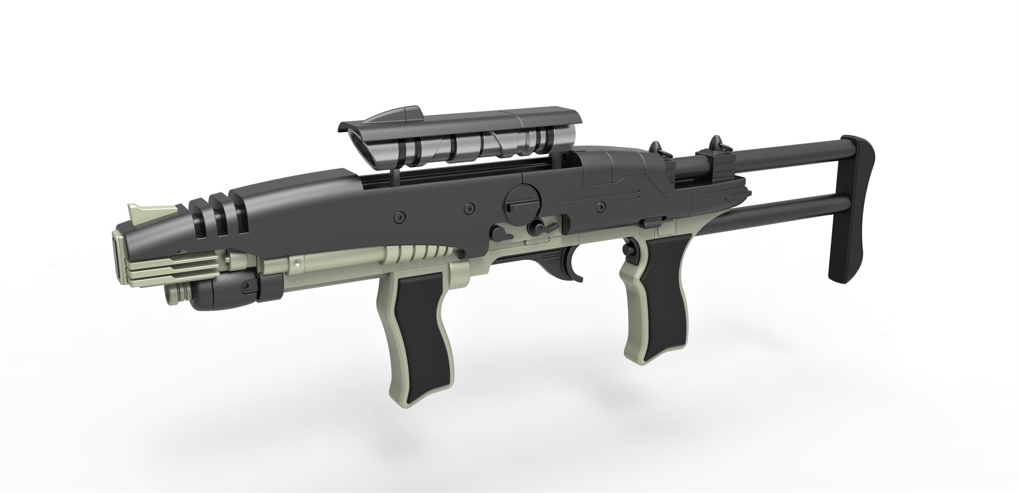Hero MACO Particle Rifle from Star Trek Enterprise 3D model | CGTrader