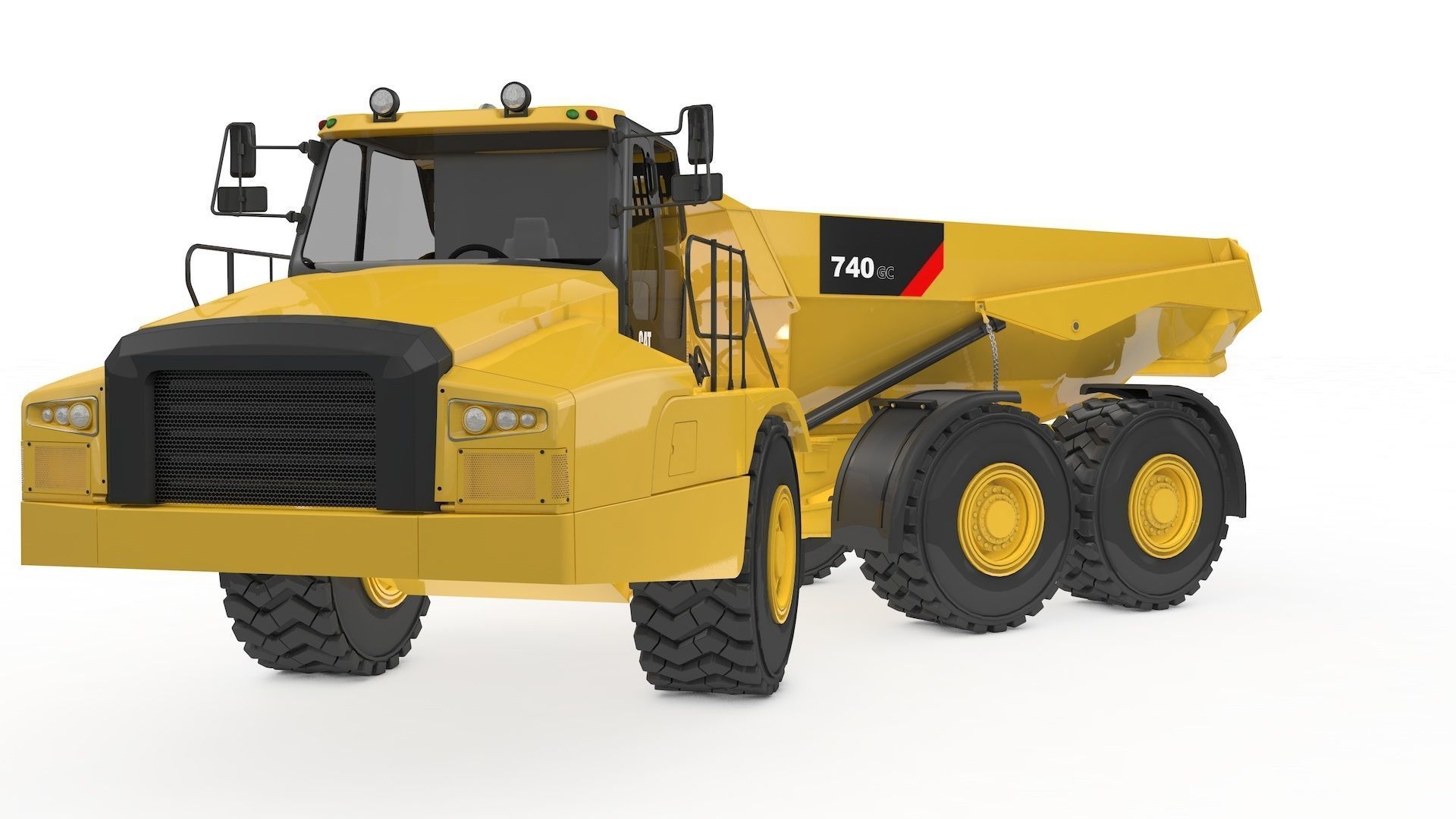 Articulated Mining Truck 3D model animated rigged | CGTrader