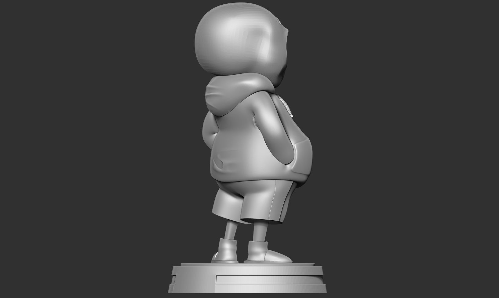 Sans - Undertale Fanart 3D model 3D printable | CGTrader